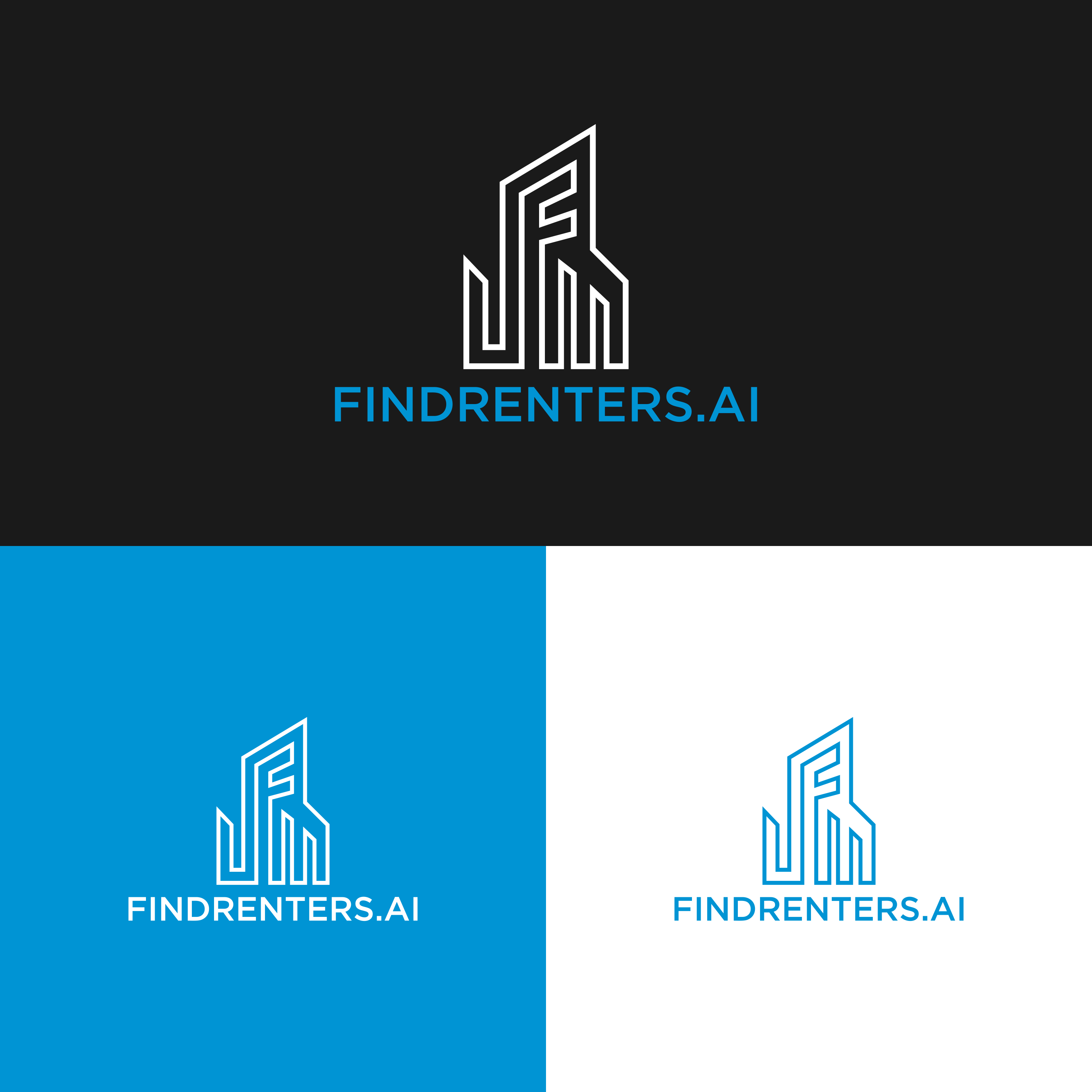 Bold, Modern, Apartment Rental Logo Design for FindRenters.ai by ...