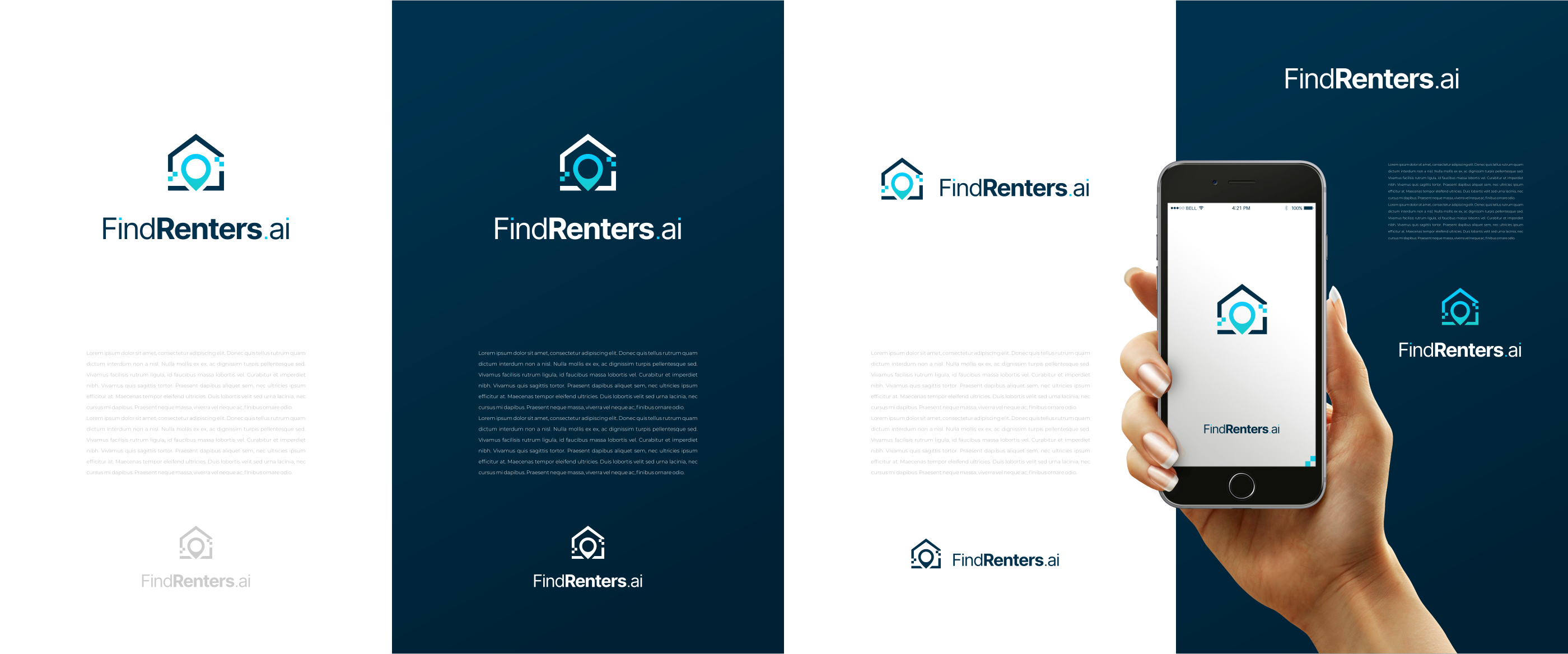 Bold, Modern, Apartment Rental Logo Design for FindRenters.ai by ...