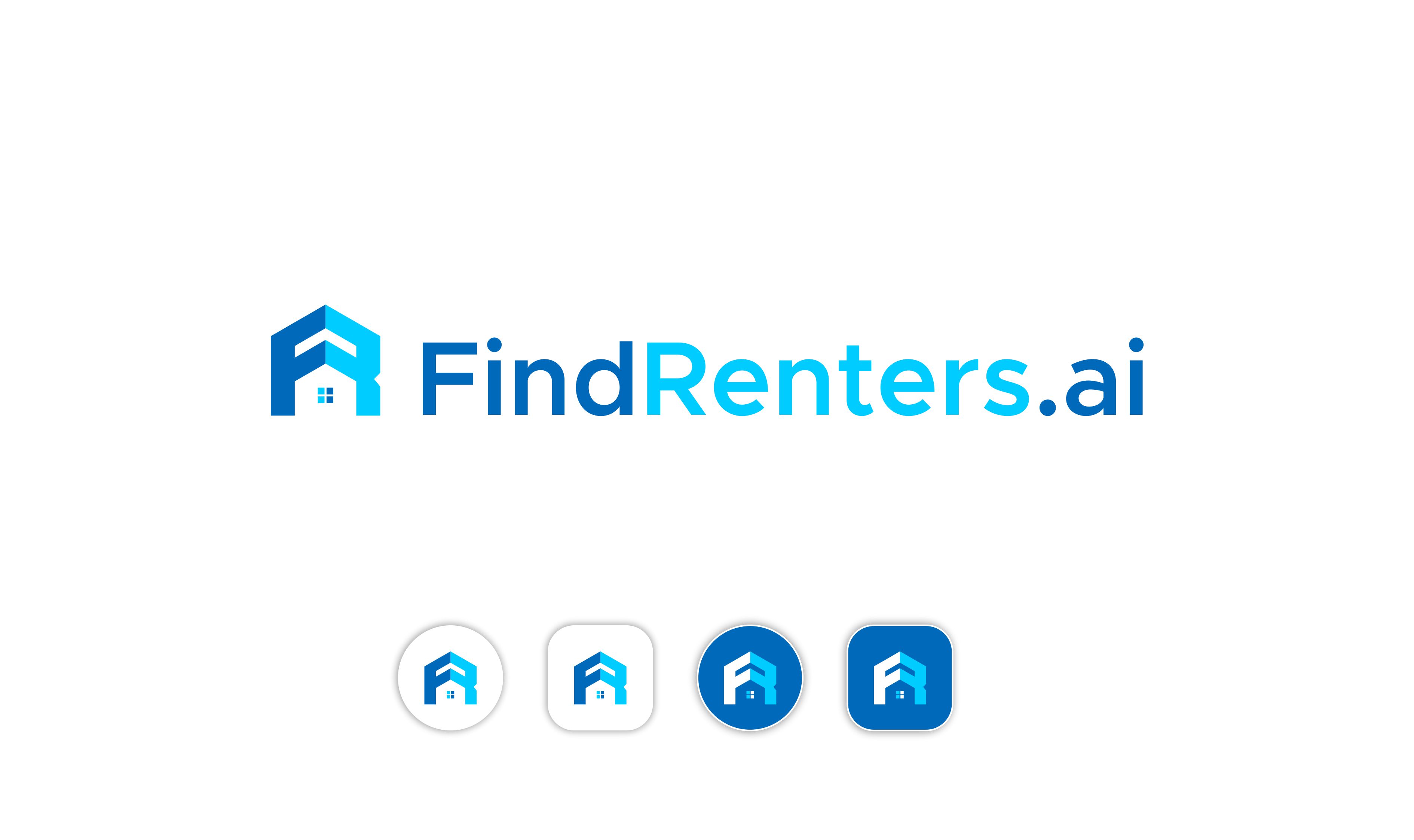 Bold, Modern, Apartment Rental Logo Design for FindRenters.ai by RAN ...