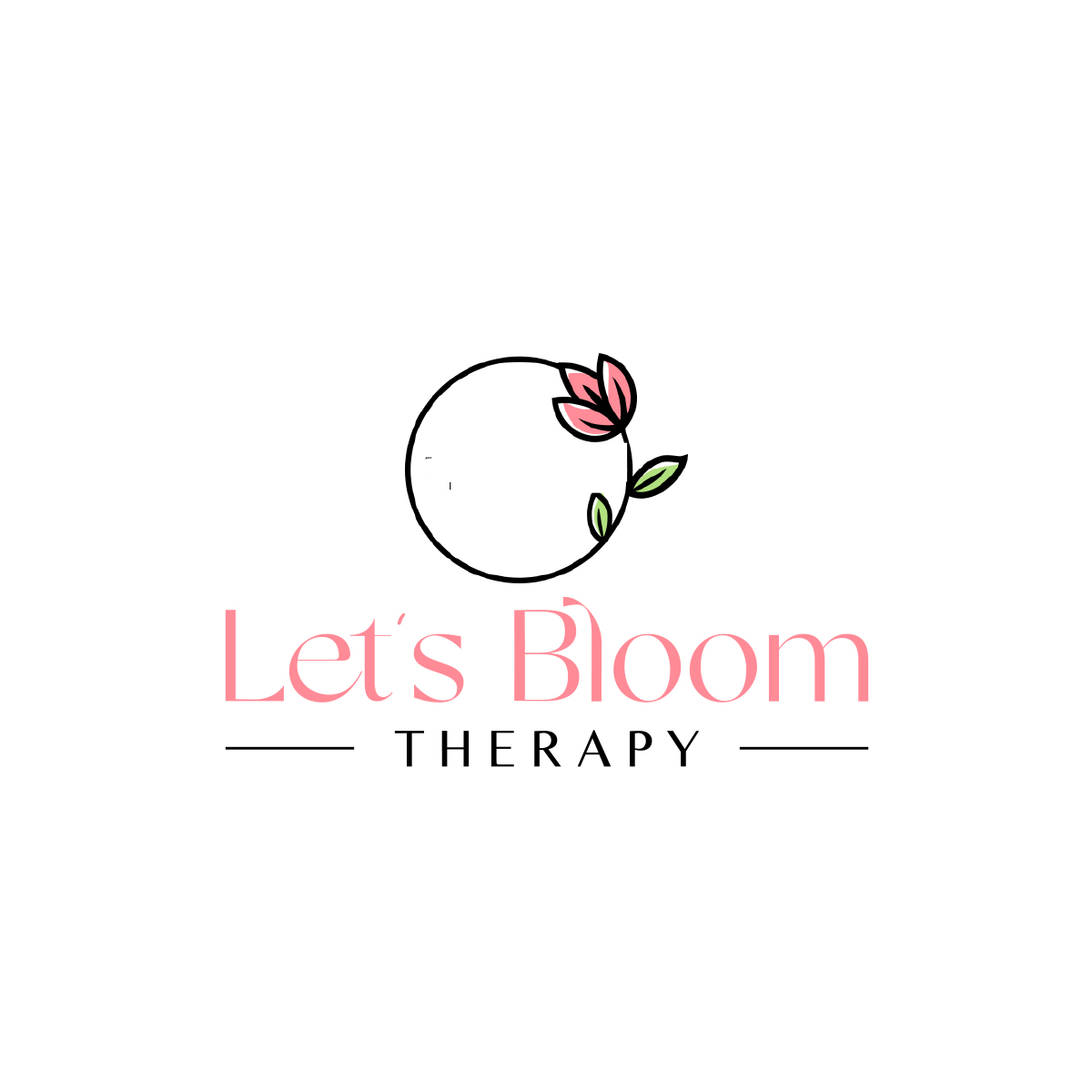 Elegant, Feminine, Occupational therapy Logo Design for Let's Bloom Therapy by Sher Dil | Design ...