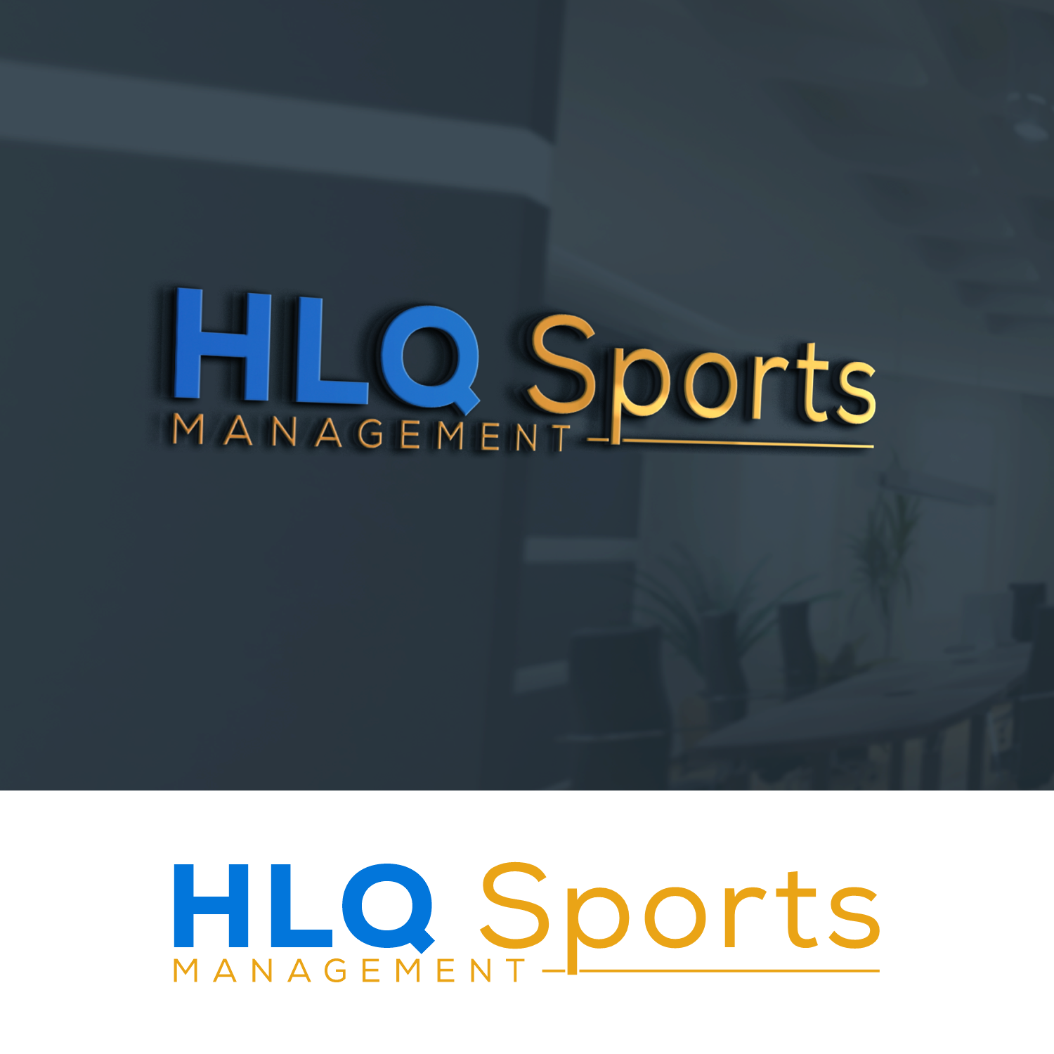 Logo Design for HLQ Sports Management by Kenewong | Design #31801861