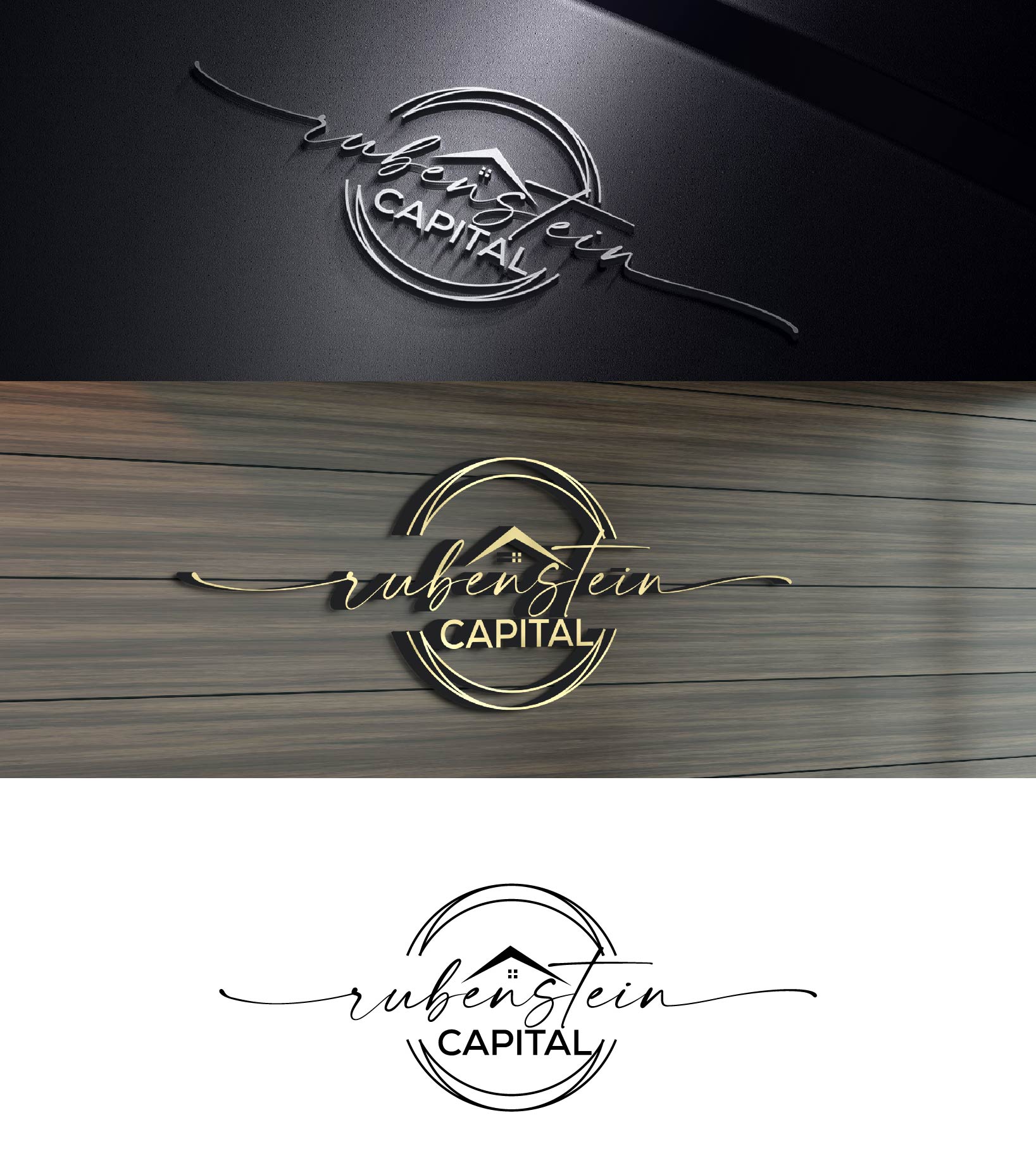 Elegant, Playful, Real Estate Logo Design for Rubenstein Capital by ...