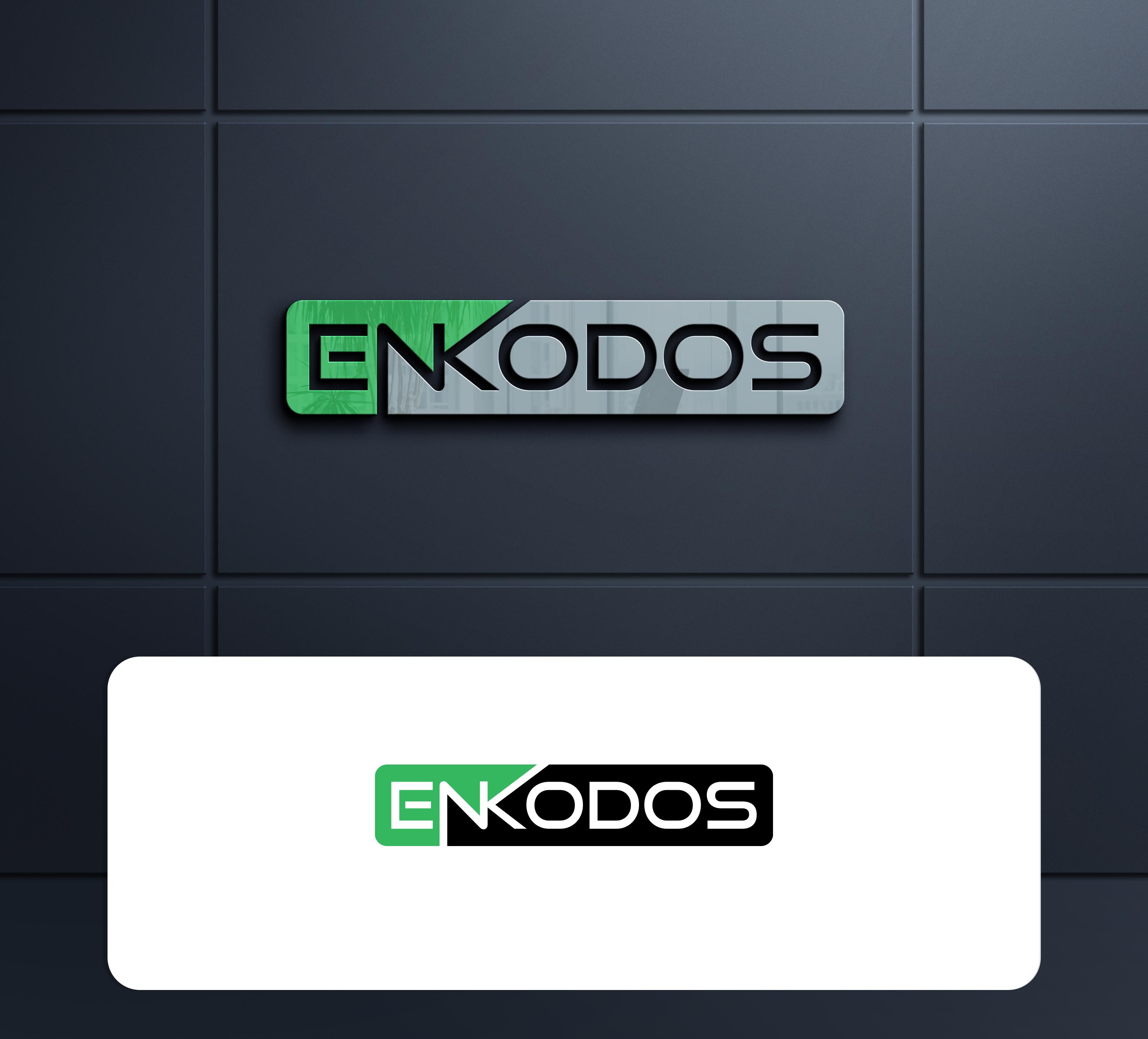 Logo Design for Enkodos by Interloop_Designs | Design #31835673