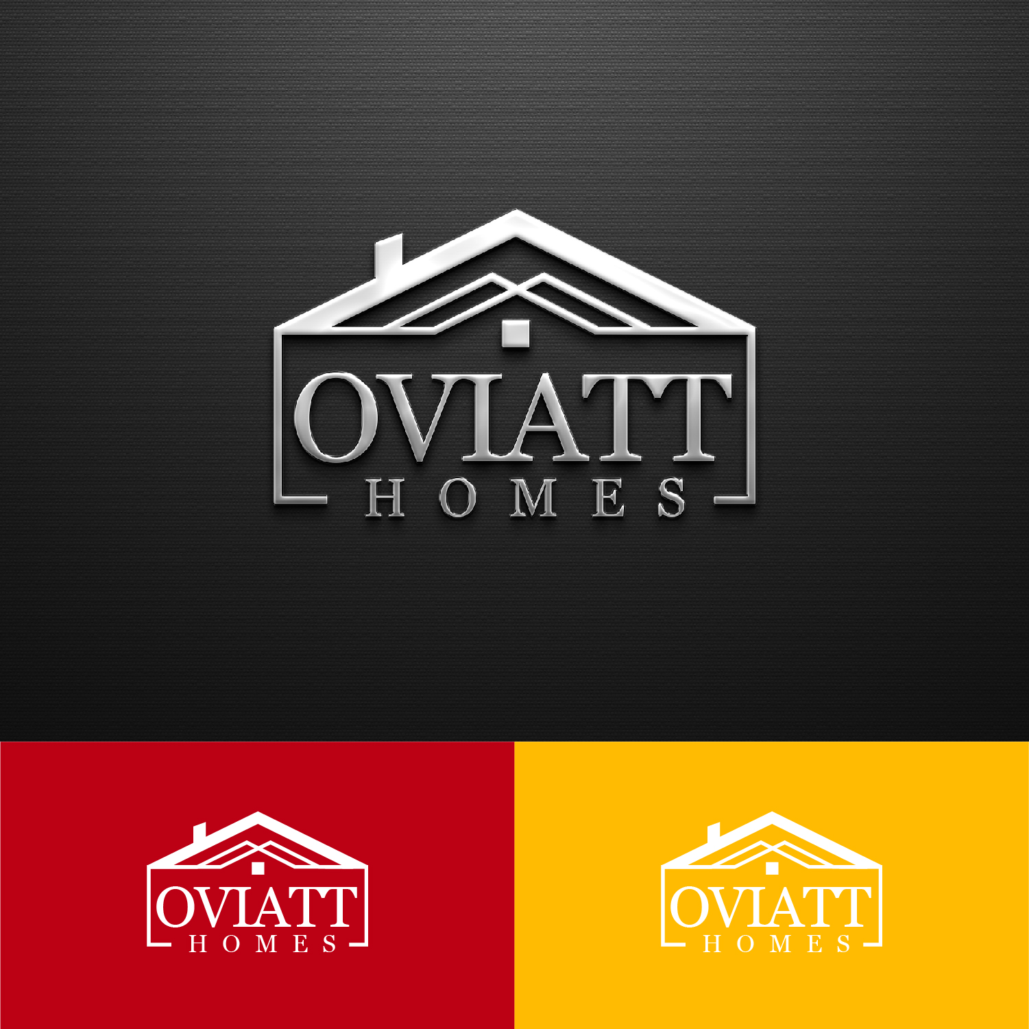 Bold, Colorful, Home Construction Logo Design for Oviatt Homes by S.H ...