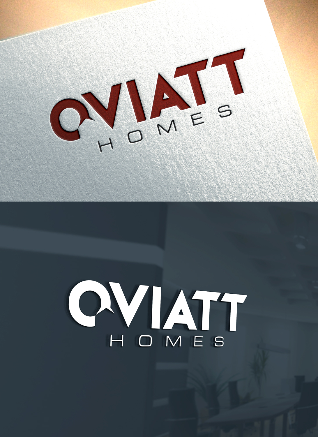 Bold, Colorful, Home Construction Logo Design for Oviatt Homes by RaKu ...