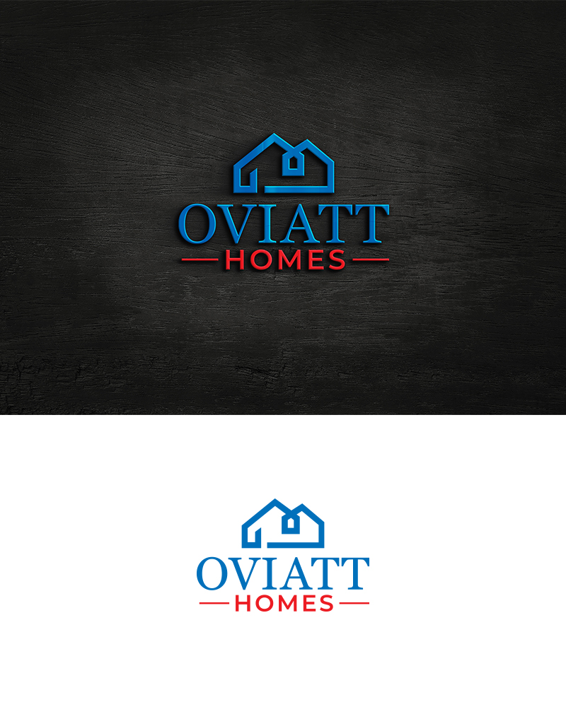 Bold, Colorful, Home Construction Logo Design for Oviatt Homes by Annu ...