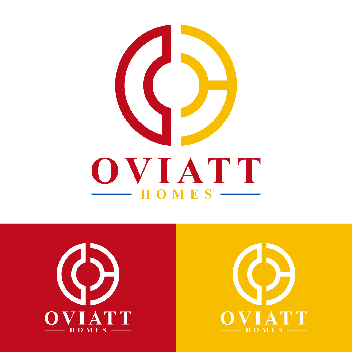 Bold, Colorful, Home Construction Logo Design for Oviatt Homes by ...