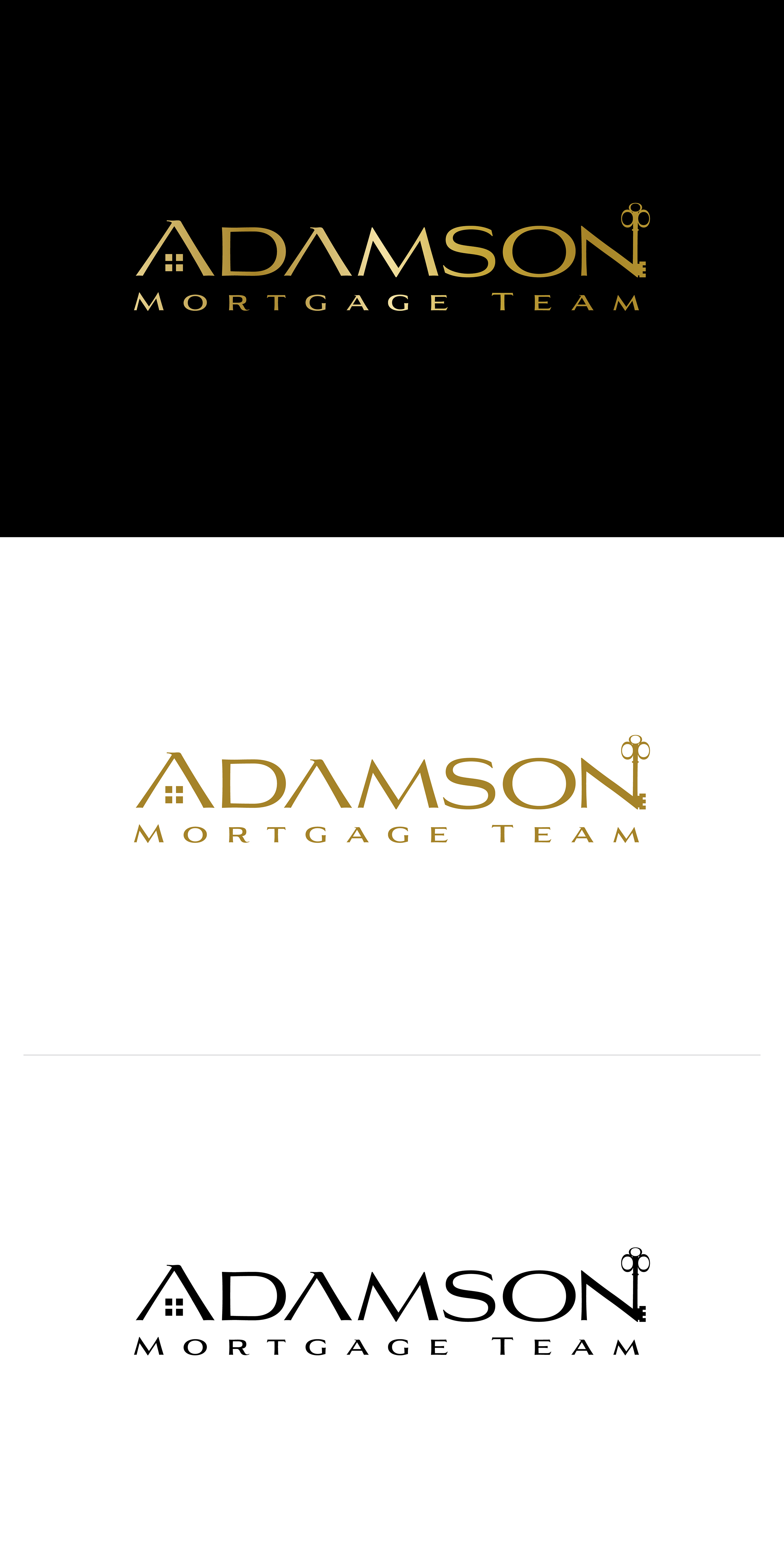 Bold, Serious, Mortgage, Lending Logo Design for Adamson Lending Team ...