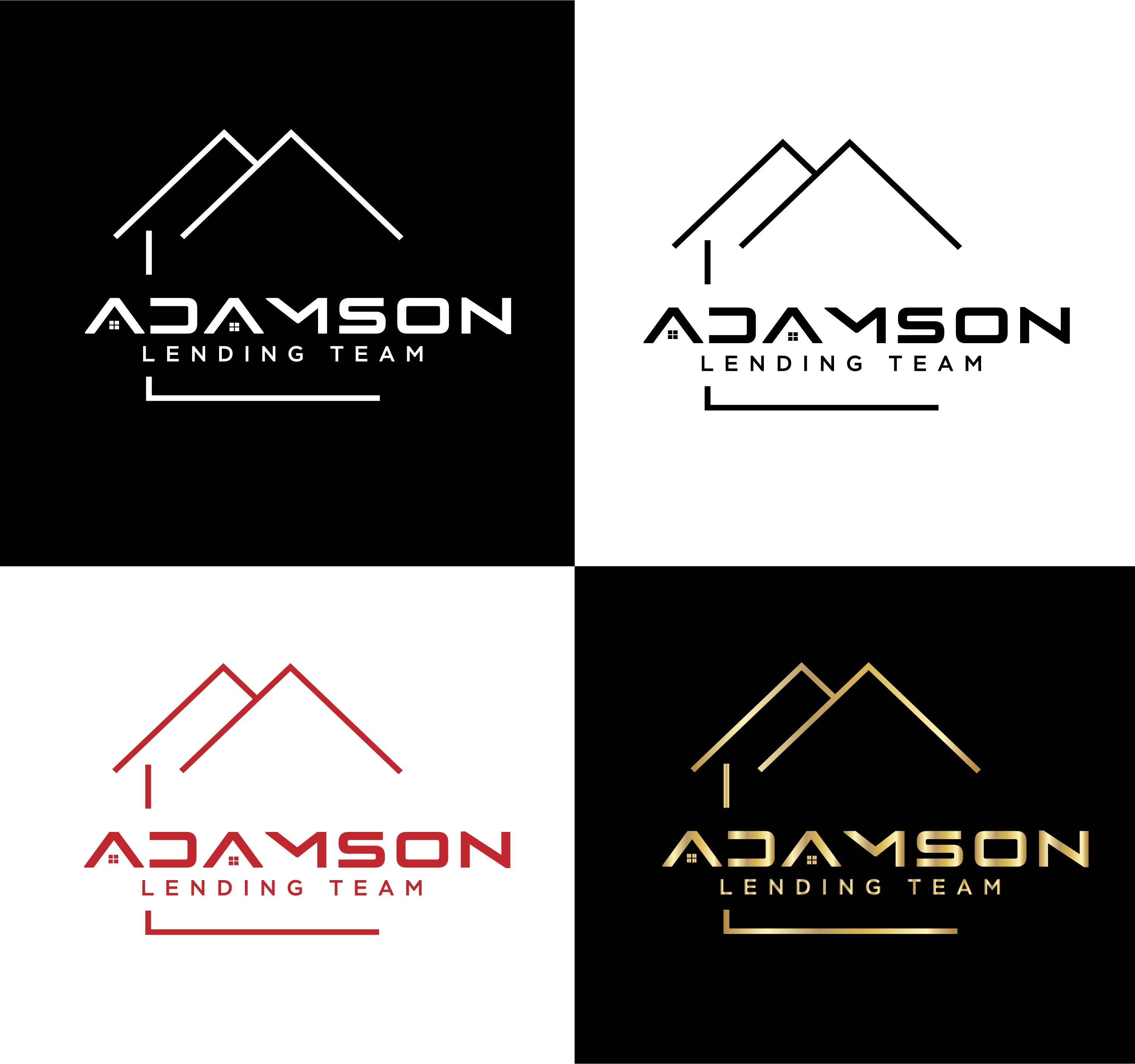 Bold, Serious, Mortgage, Lending Logo Design for Adamson Lending Team ...