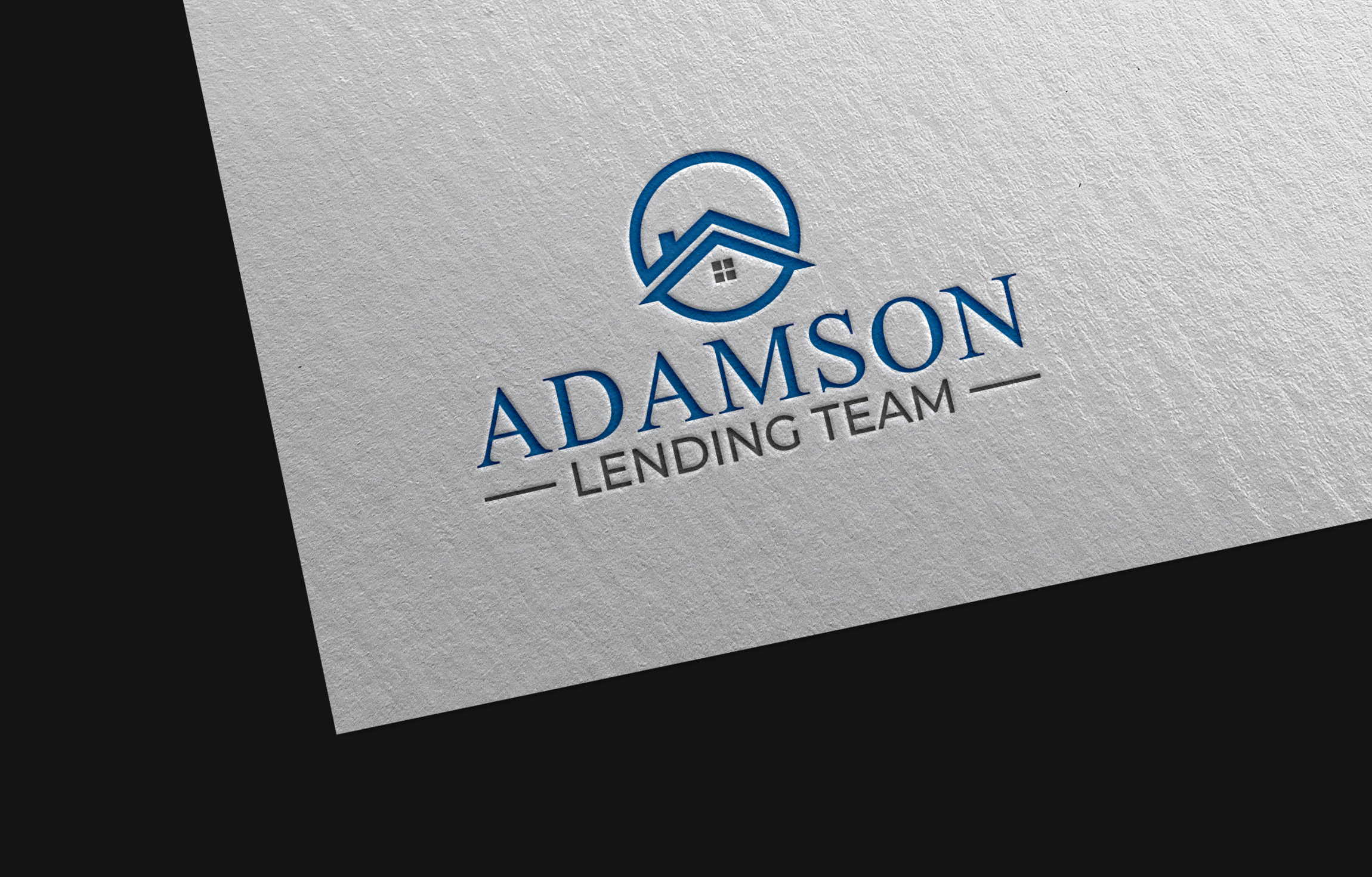 Bold, Serious, Mortgage, Lending Logo Design for Adamson Lending Team ...