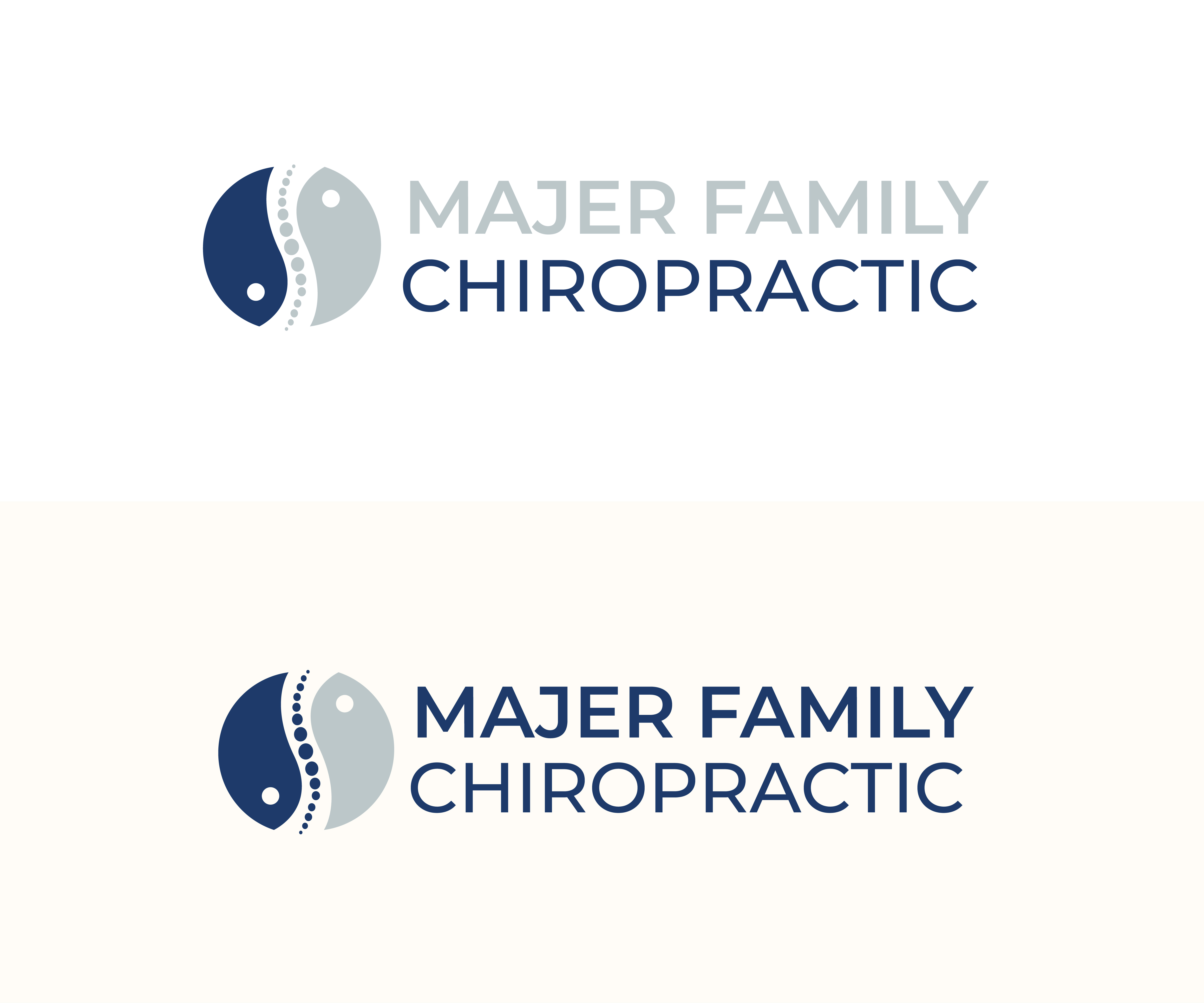 Elegant, Playful, Chiropractic Logo Design for Majer Family Chiropractic by SHRA_BONTI | Design ...