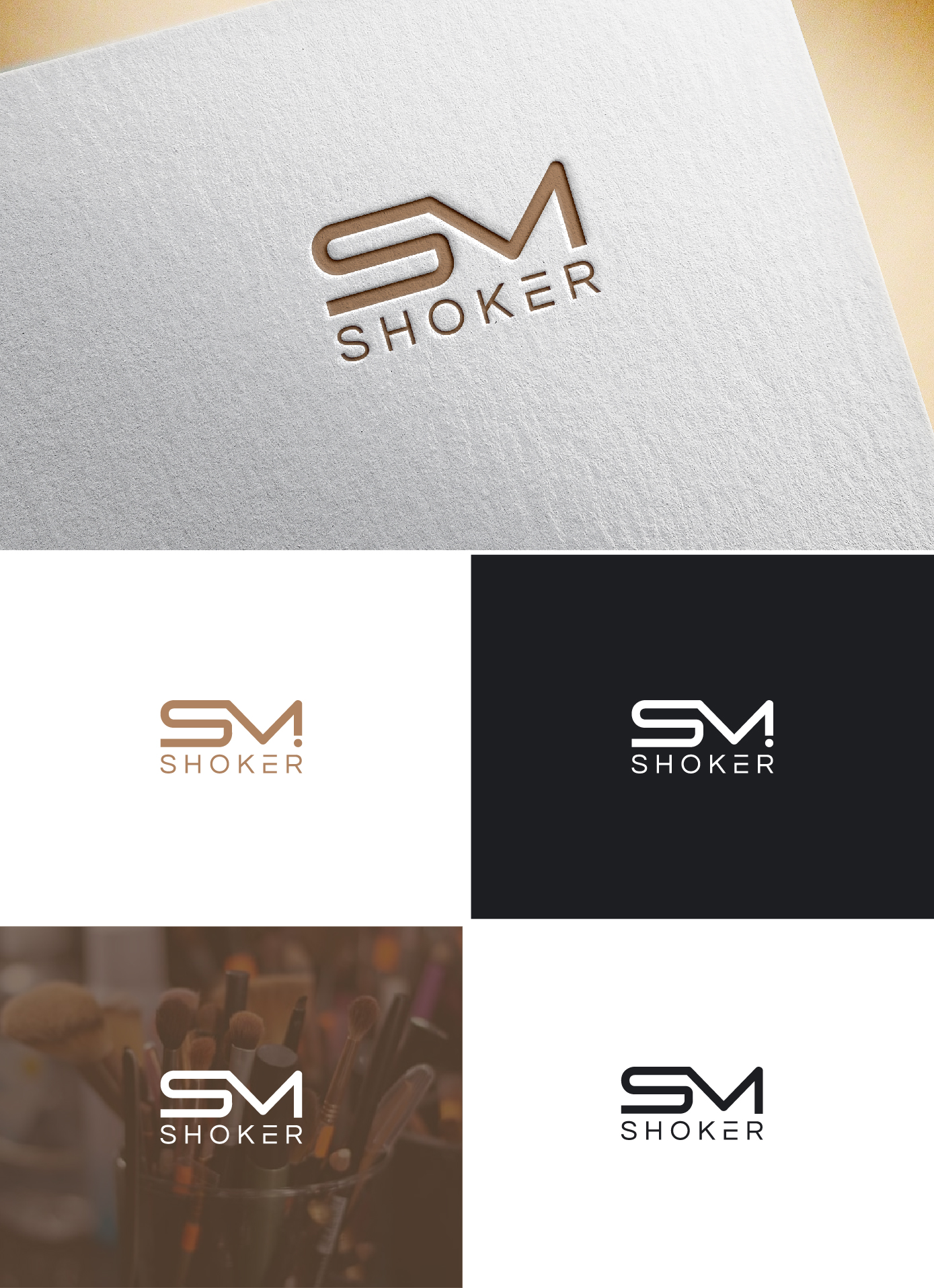 Elegant, Playful, Makeup Logo Design for M Shoker by AL-BARAKAH ...