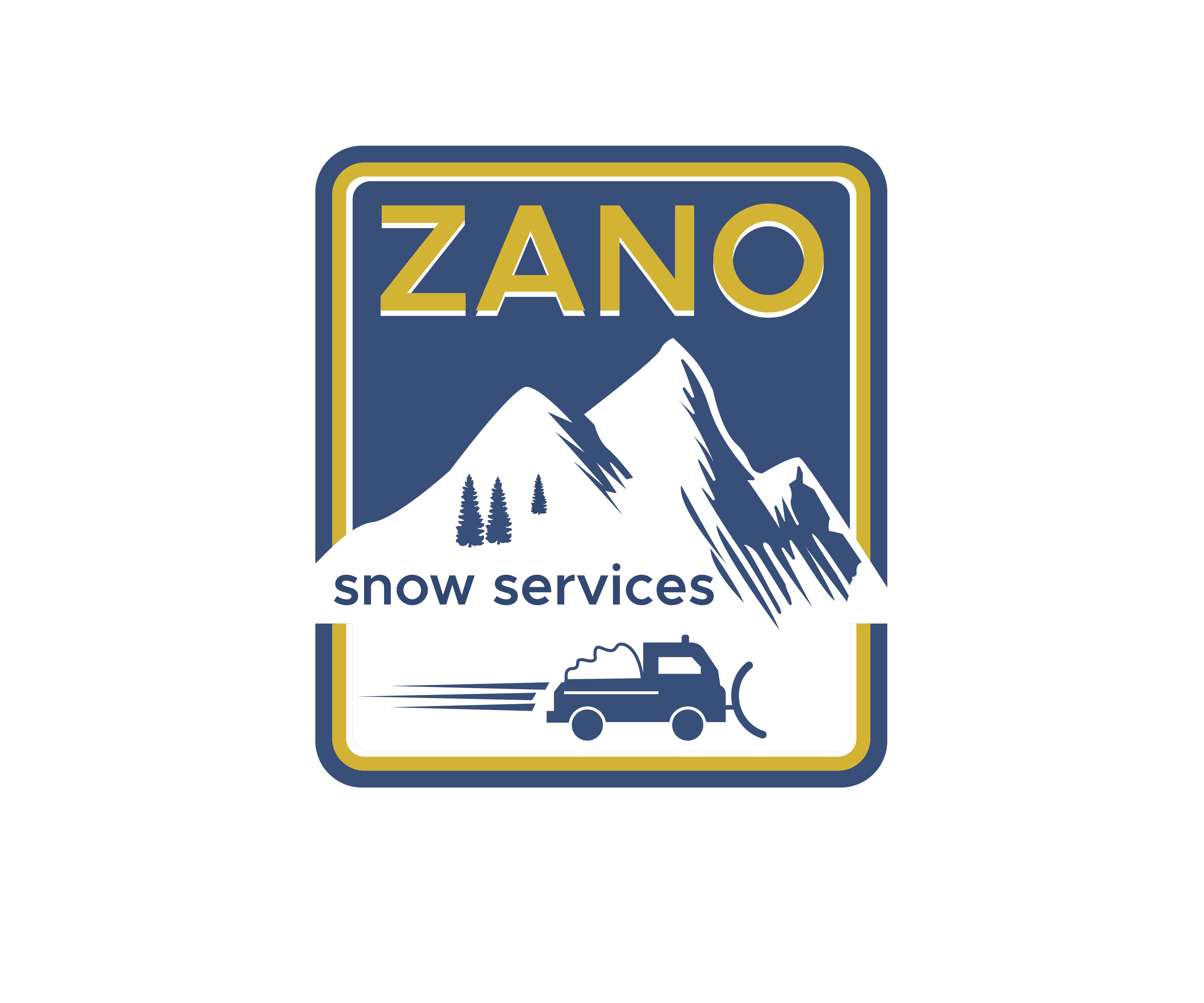 Logo Design for ZANO Snow Services by itaborko | Design #31868161