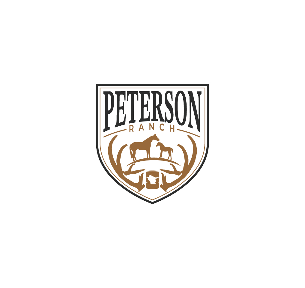 Peterson Ranch - logo performance quarter horse and hunting farm | 10 ...