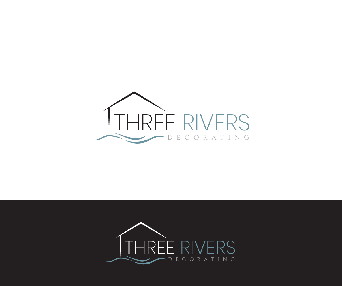 Logo Design for Three Rivers Decorating by Owltive | Design #31939192