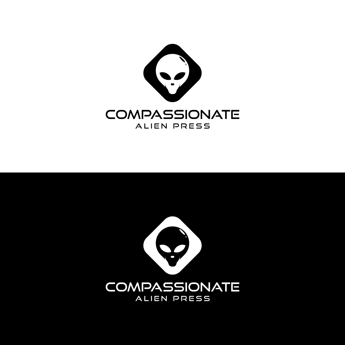 Upmarket, Modern, Publishing Logo Design for Compassionate Alien Press ...