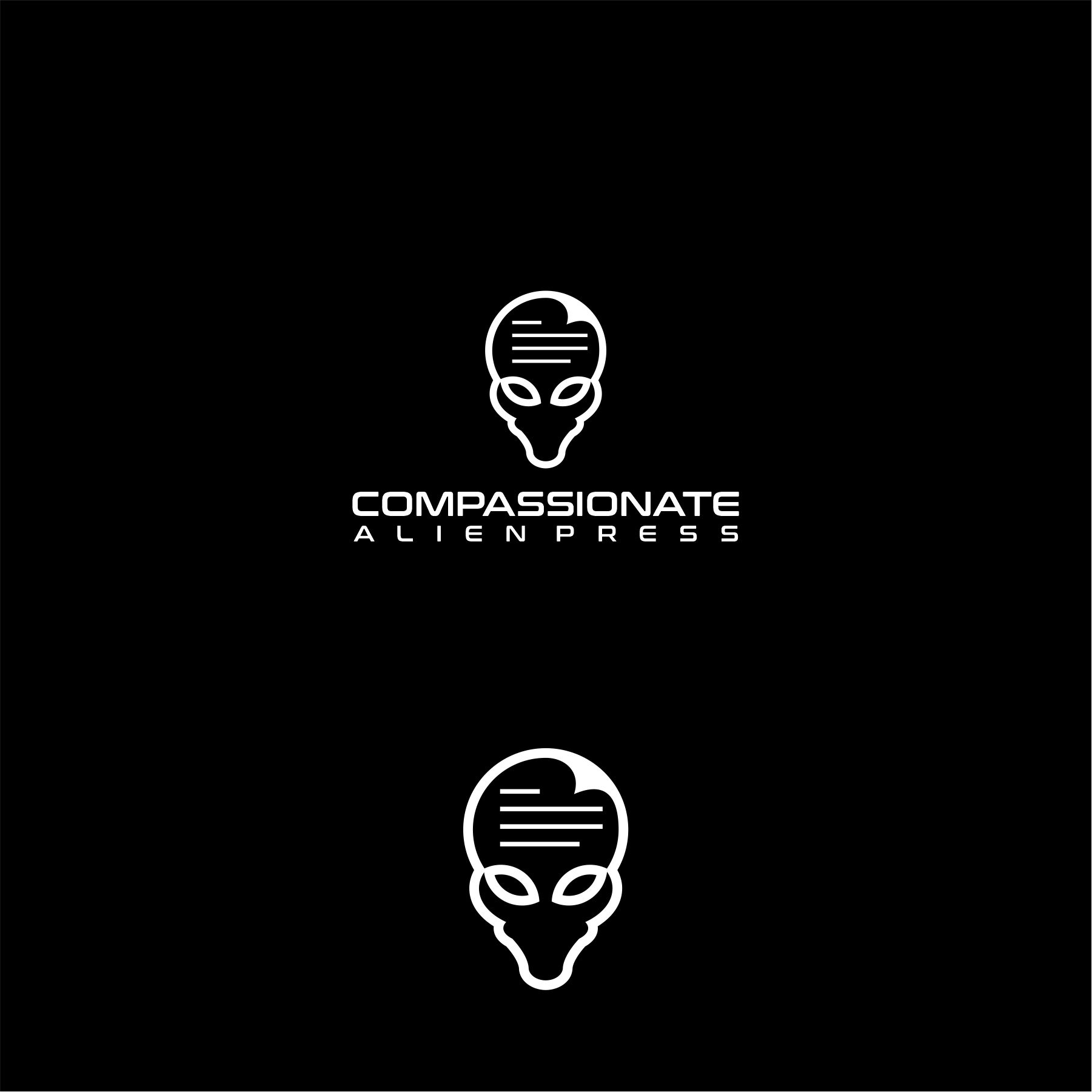 Upmarket, Modern, Publishing Logo Design for Compassionate Alien Press ...