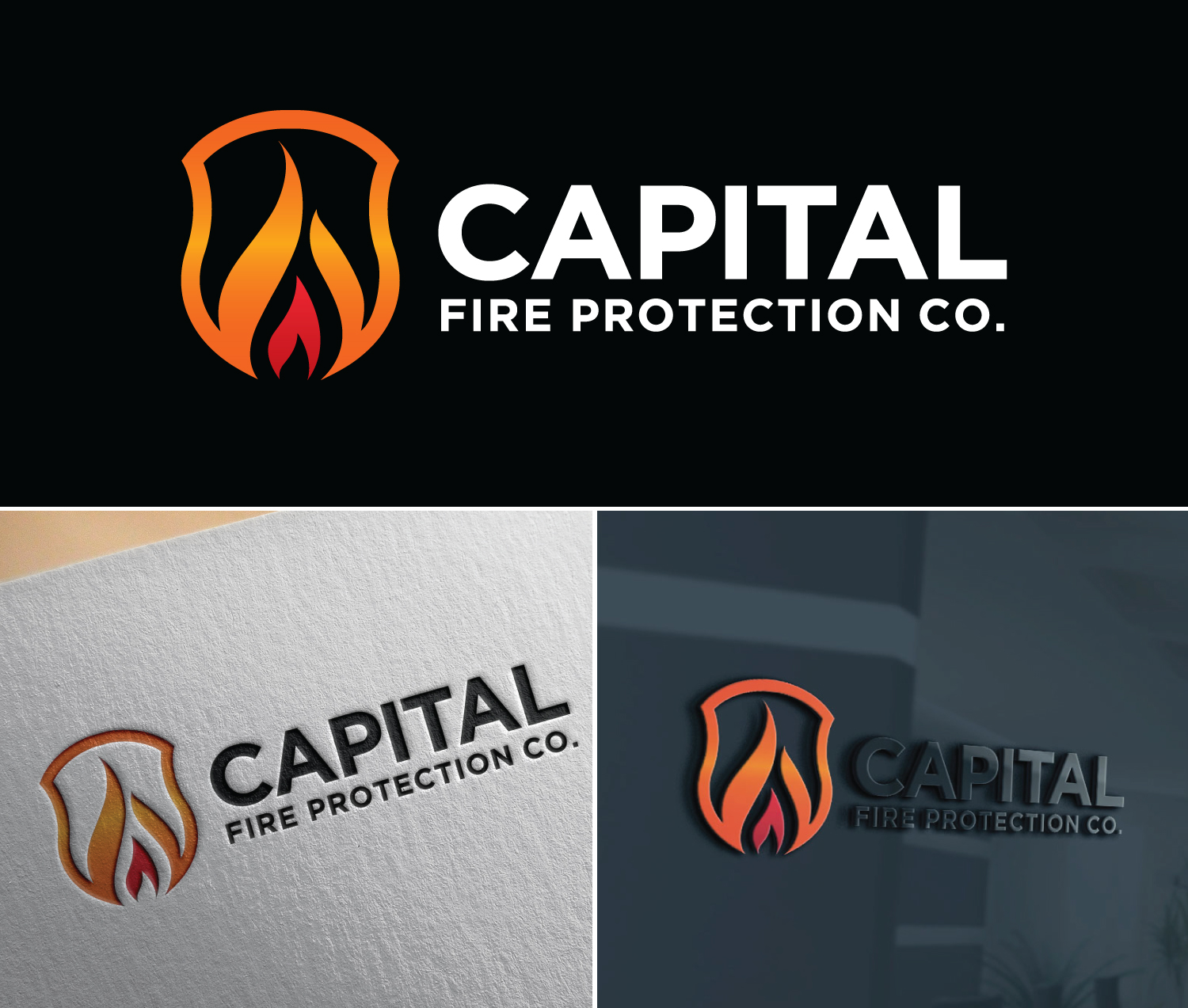 Professional, Serious Logo Design for Capital Fire Protection Co ...