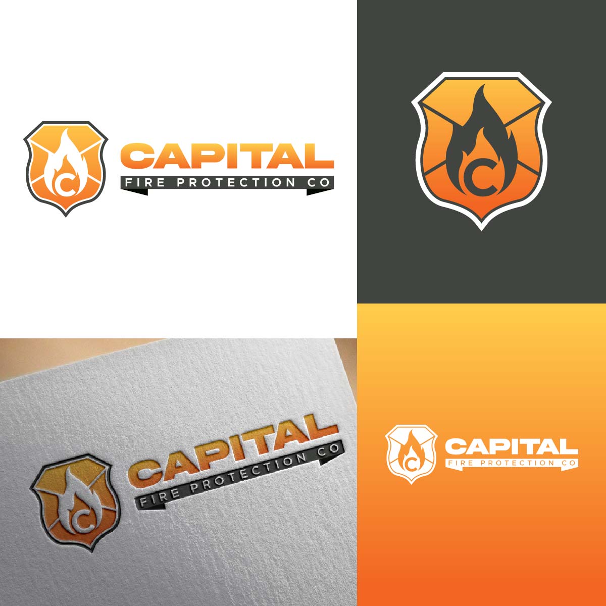 Professional, Serious Logo Design for Capital Fire Protection Co ...