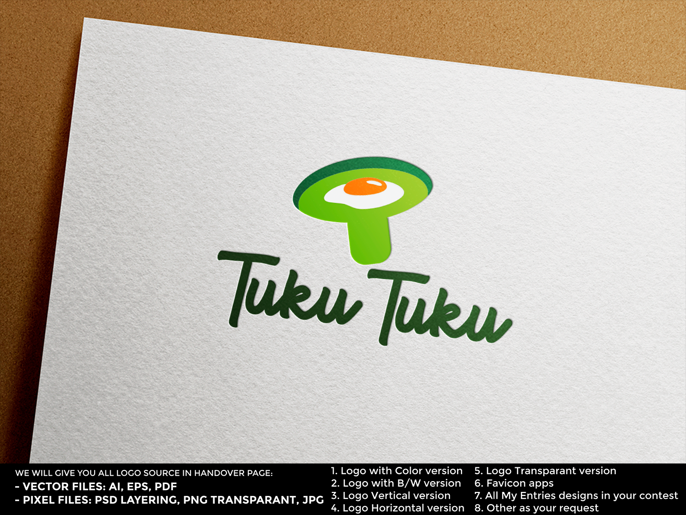 Serious, Modern, Brunch and Breakfast Logo Design for Tuku Tuku by ...