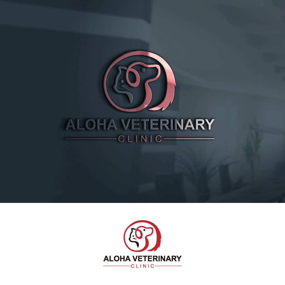 Elegant, Playful, Veterinary Logo Design for Aloha Veterinary Clinic by ...
