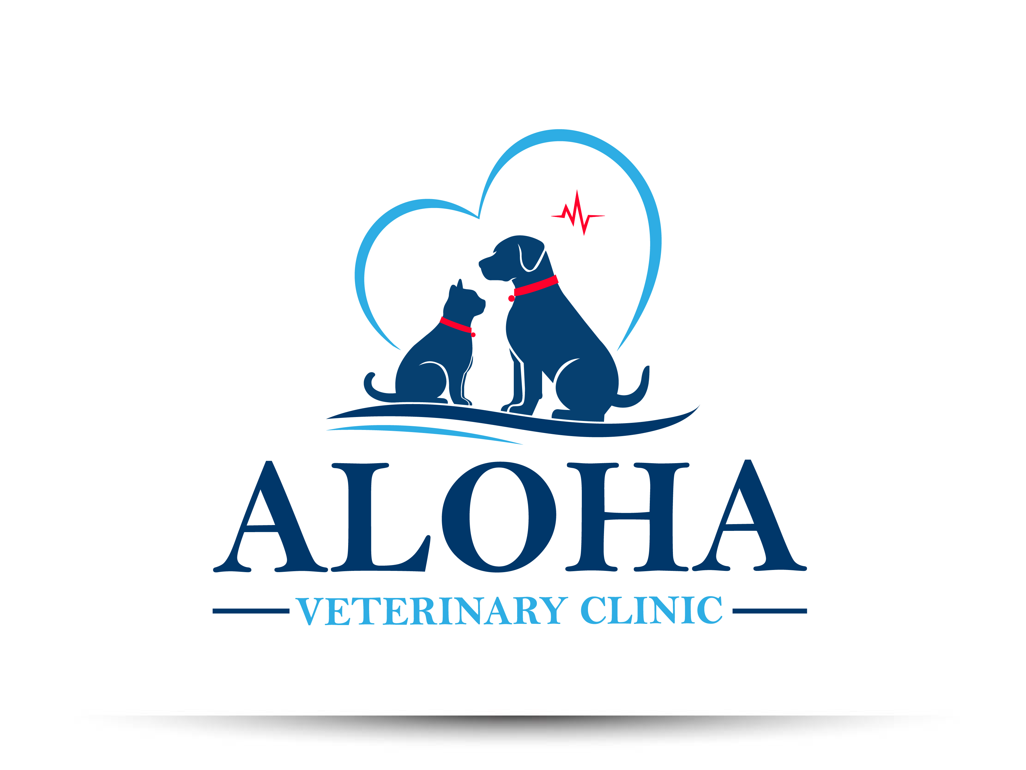 Elegant, Playful, Veterinary Logo Design for Aloha Veterinary Clinic by ...
