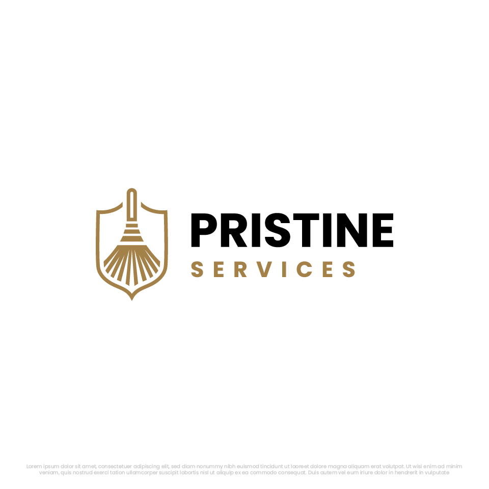 Upmarket, Elegant, Commercial and Residential Cleaning Logo Design for Pristine Services by ...