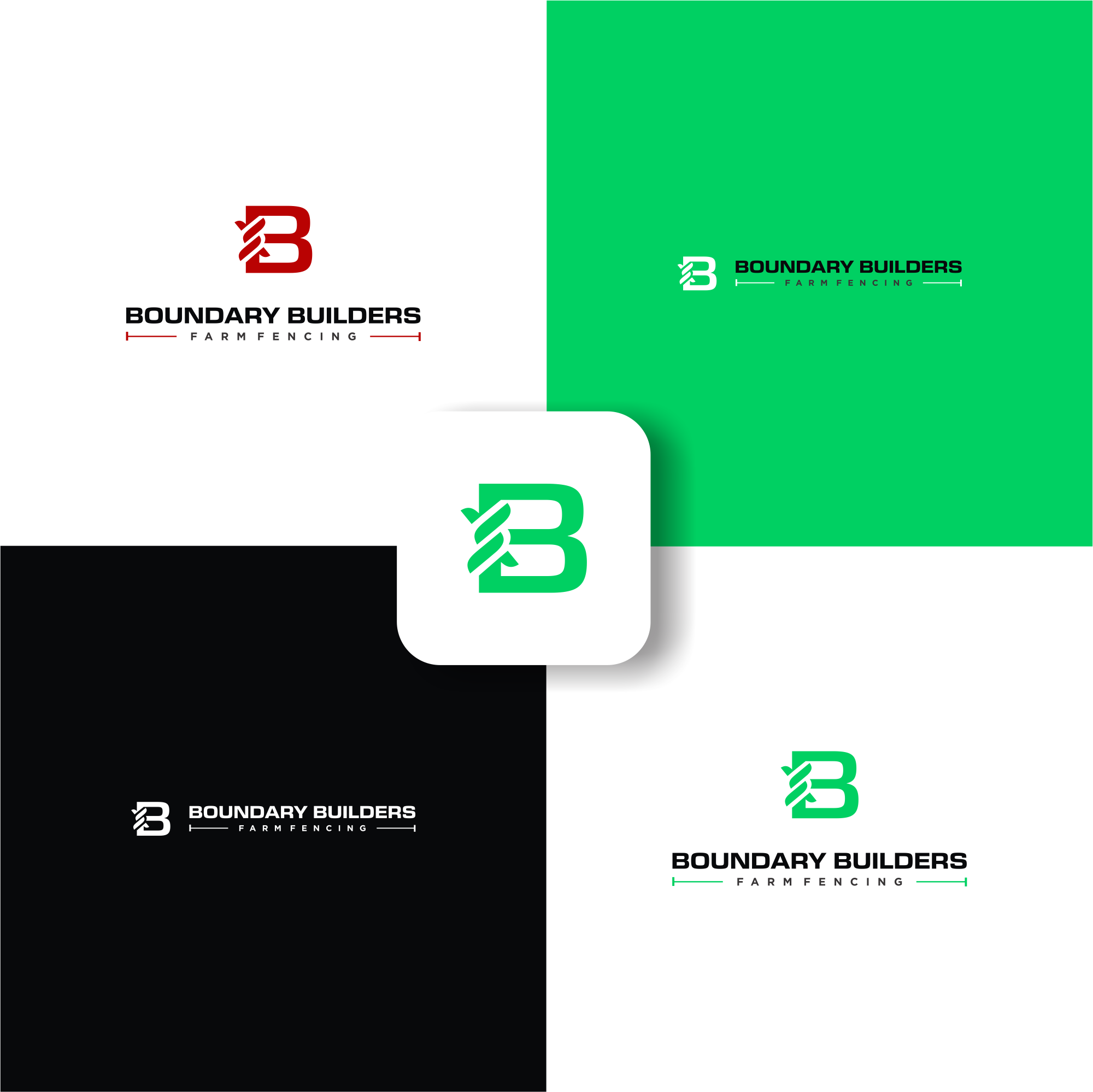 Serious, Bold, Agriculture Logo Design for Boundary Builders Farm ...