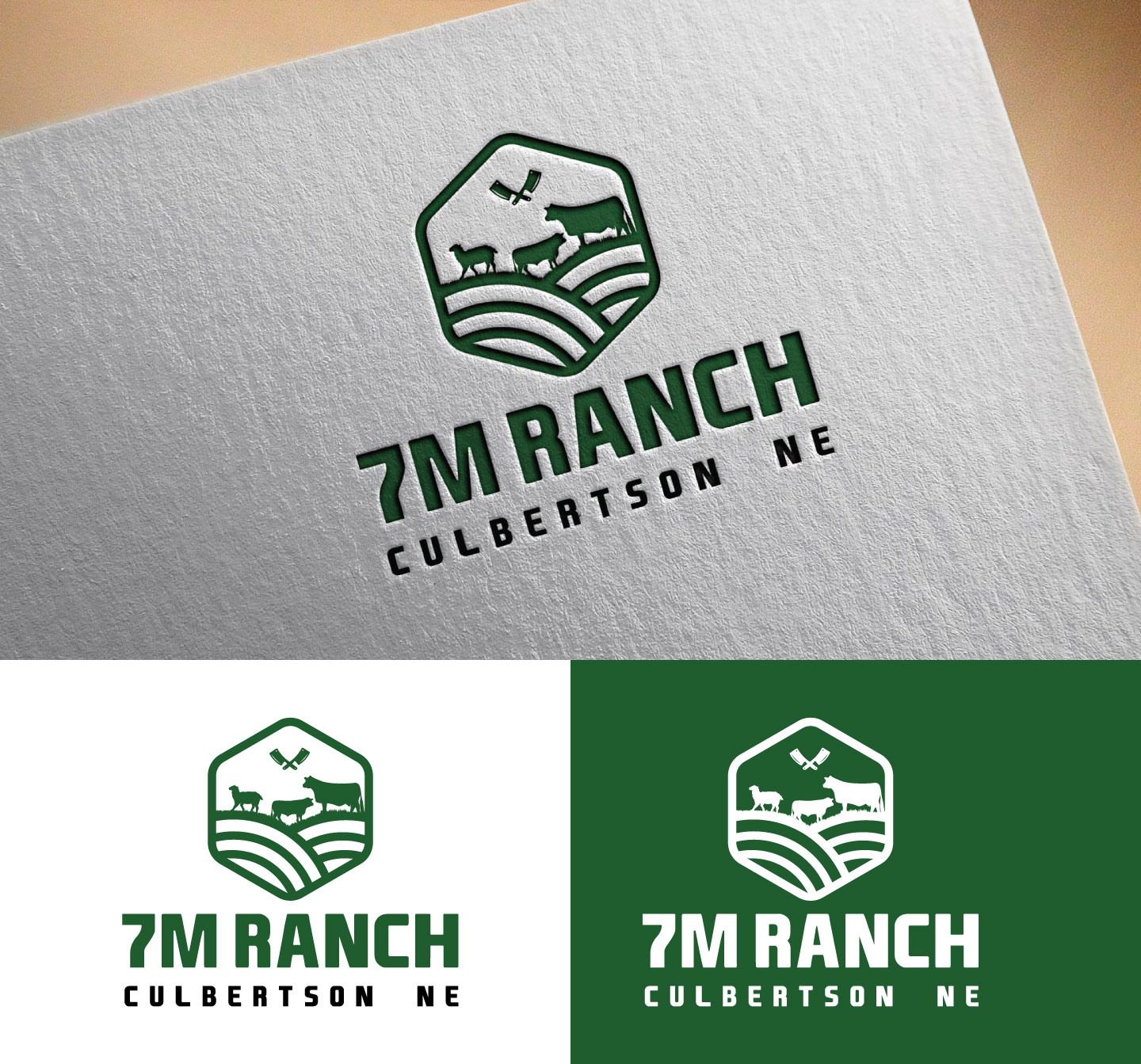 Elegant, Playful, agriculture Logo Design for 7M Ranch Culbertson, NE by humaun3114 | Design ...