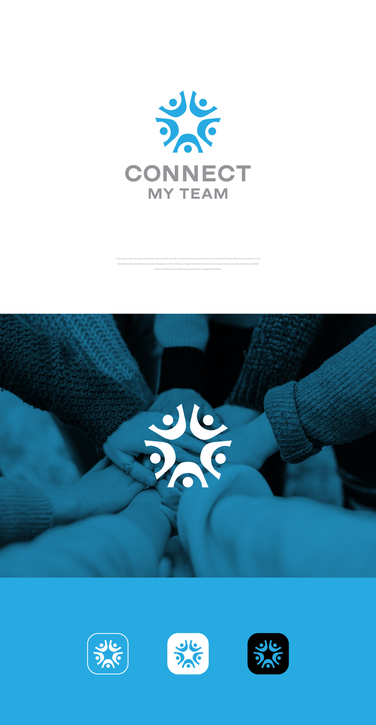 Logo Design for Connect My Team by apik. | Design #31893311