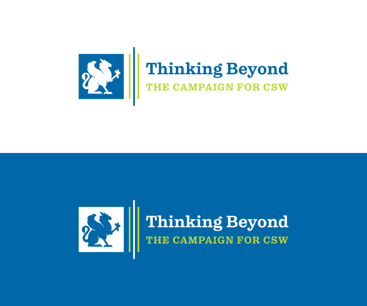 Logo Design for Thinking Beyond: The Campaign for CSW by MK Creative ...