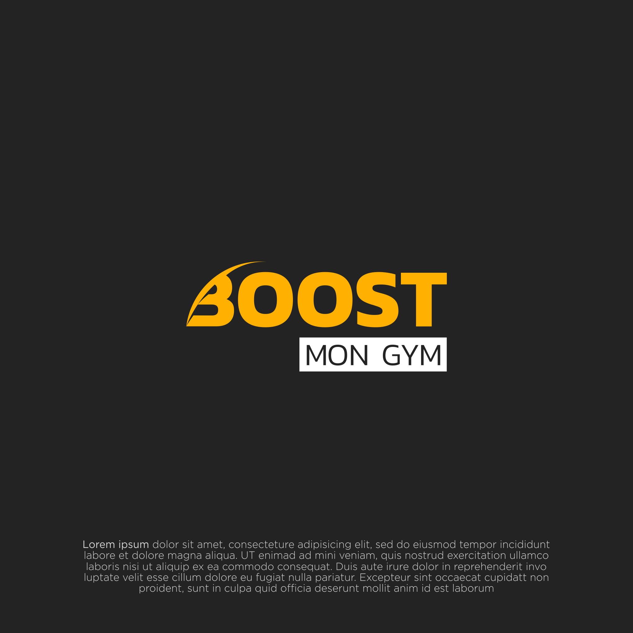 Logo Design for BOOST MON GYM by cindaku | Design #31910770