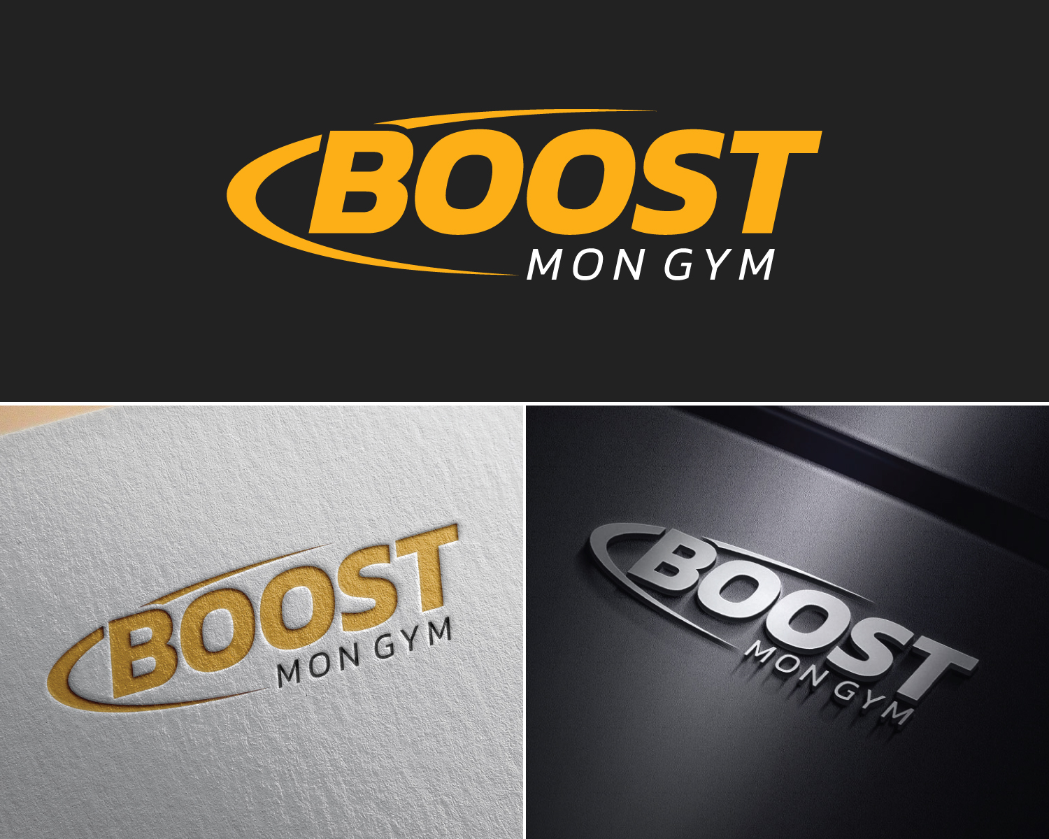 Logo Design for BOOST MON GYM by Atec | Design #31899814