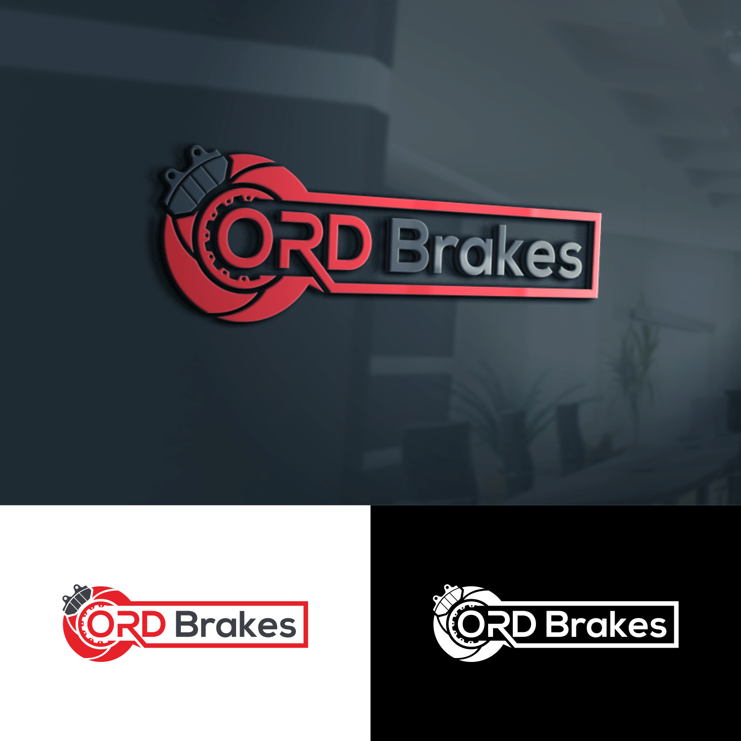 Logo Design for ORD Brakes by Pak Lee | Design #31915663