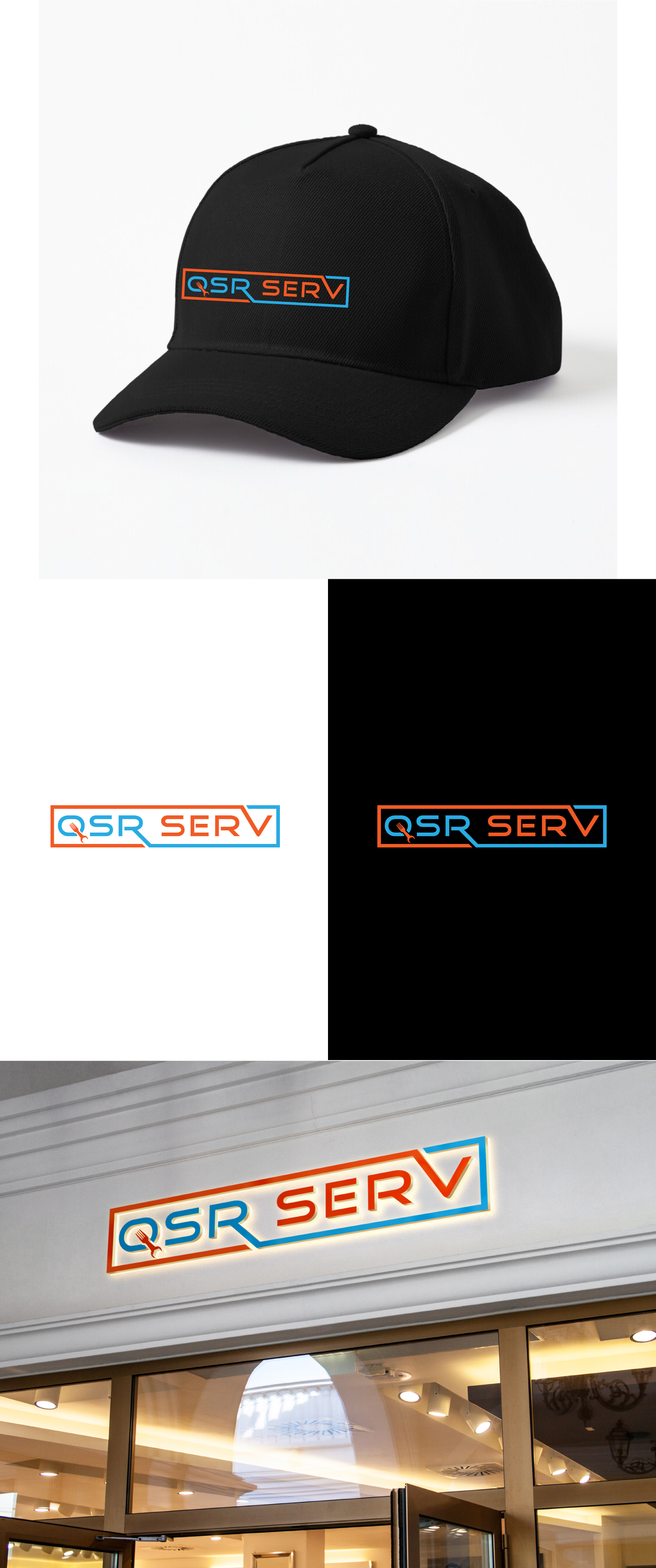 Logo Design for QSR SERV or QSR Serv a Restaurant Equipment Maintenance ...