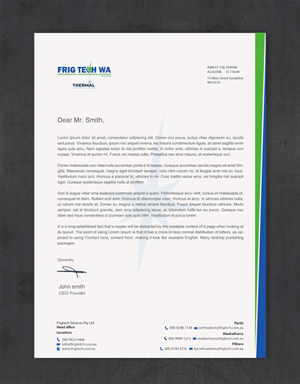 Combined entities letterhead | 25 Letterhead Designs for a business in ...
