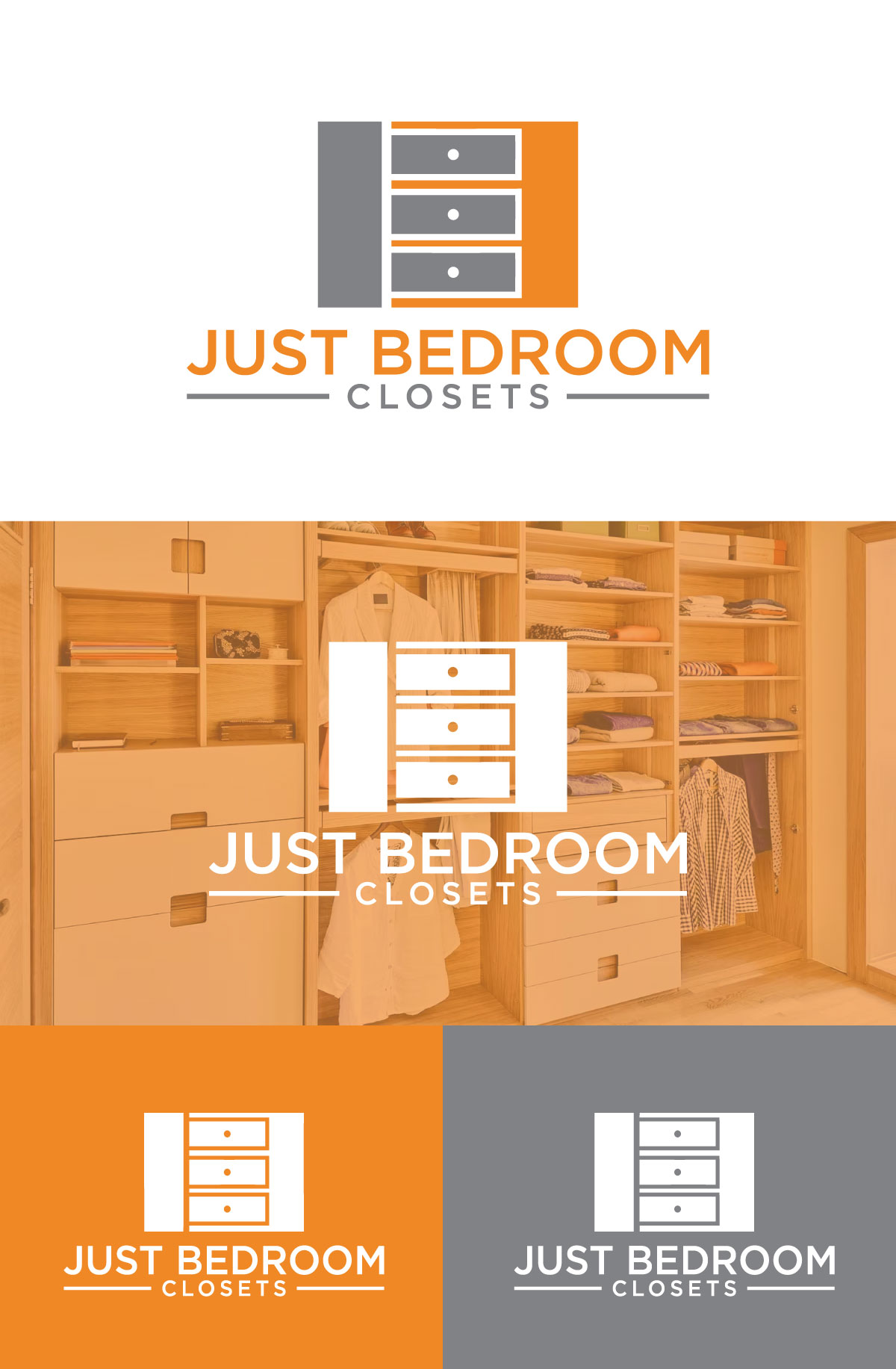 Logo Design for Just Bedroom Closets by Ahnaf Labib | Design #31931207