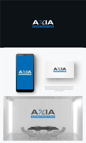 Axia Construction | 107 Logo Designs for Axia Construction