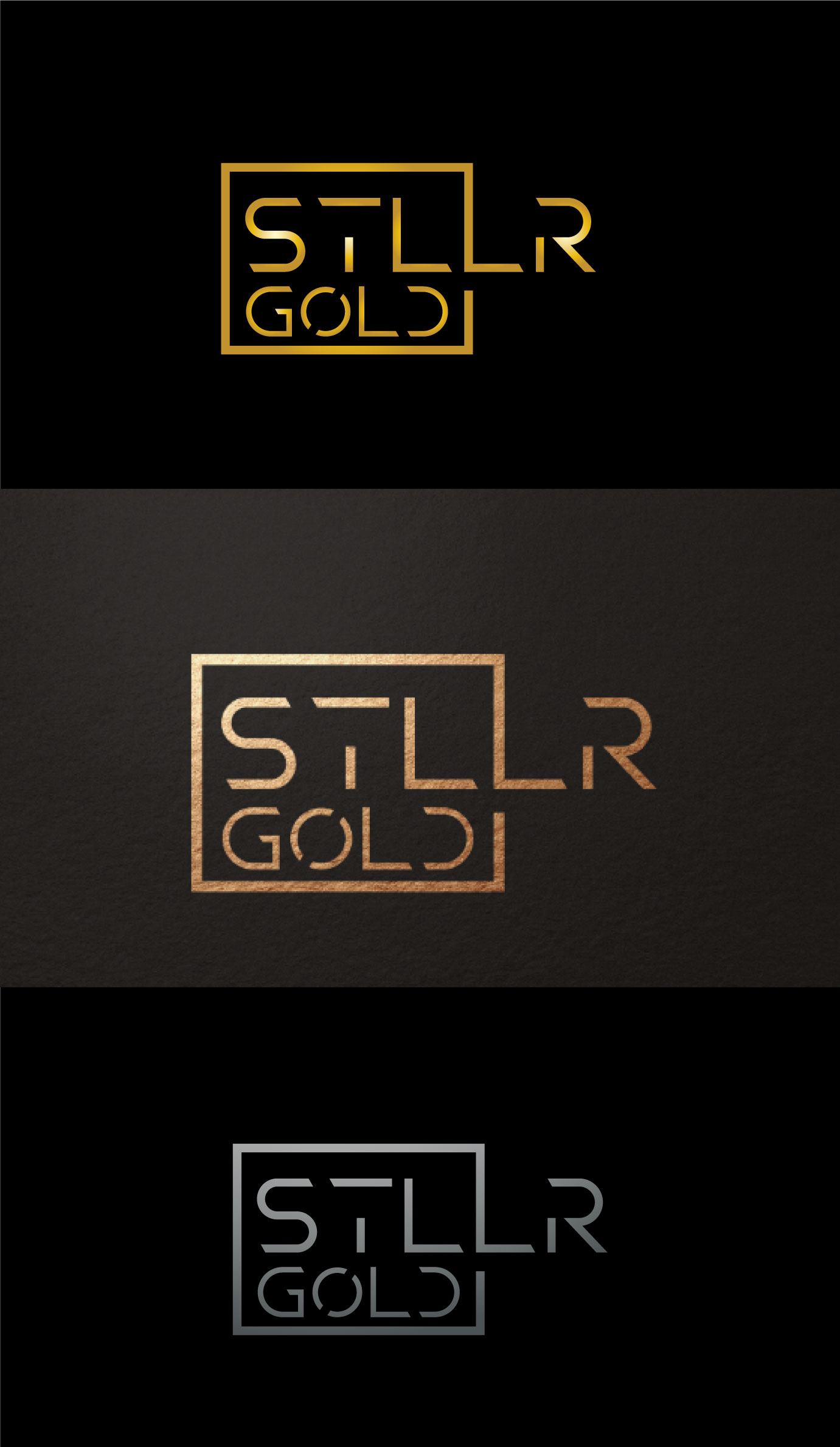 Elegant, Playful, Modern Logo Design for STLLR Gold by designartpro1 ...