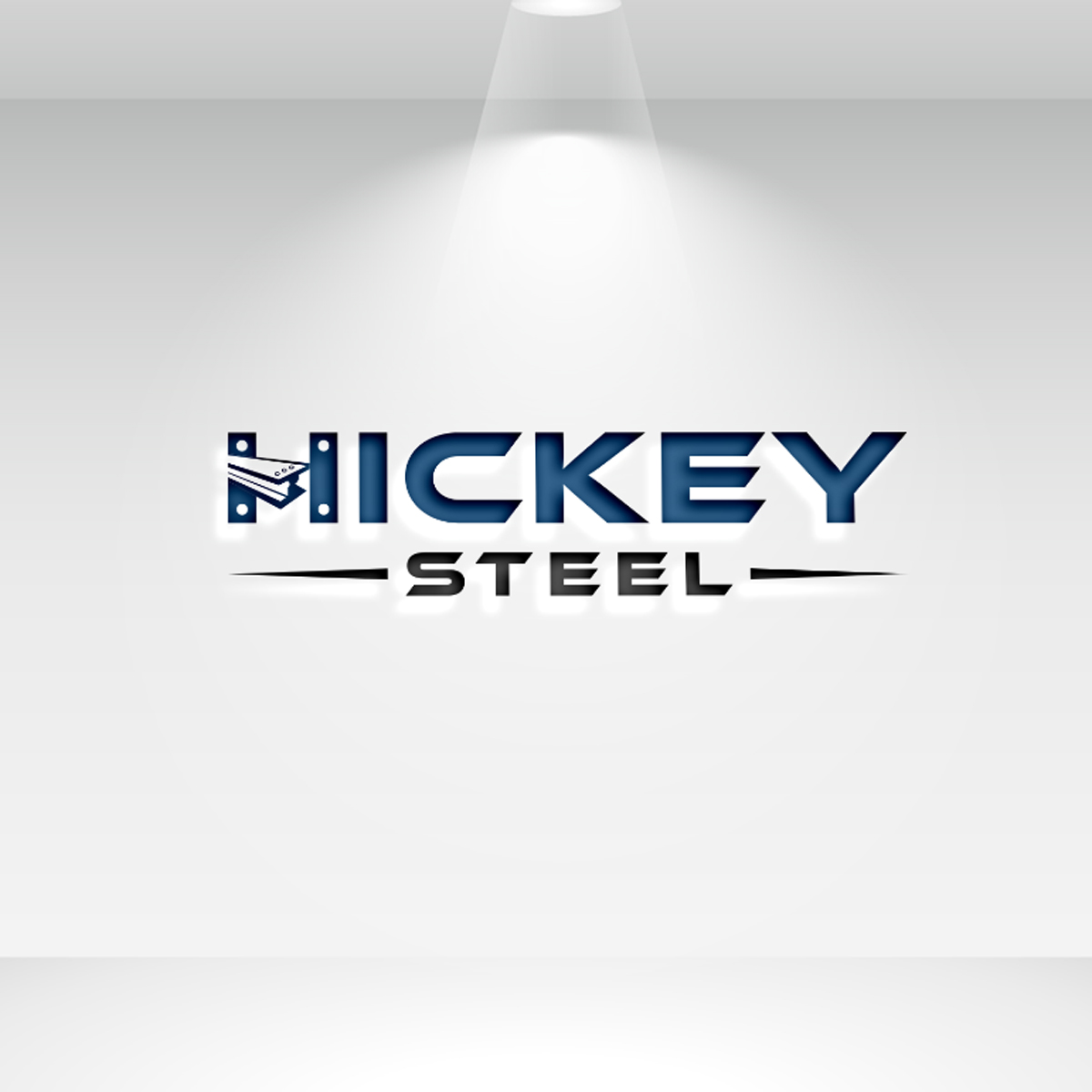 Masculine, Serious, Construction Logo Design for Hickey Steel by logo ...