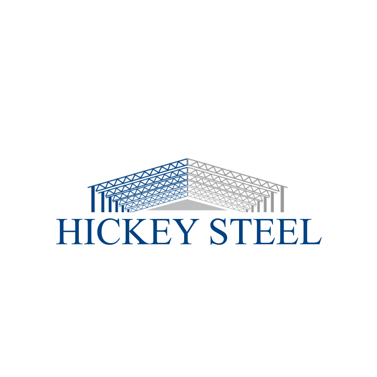 Masculine, Serious, Construction Logo Design for Hickey Steel by Blue ...