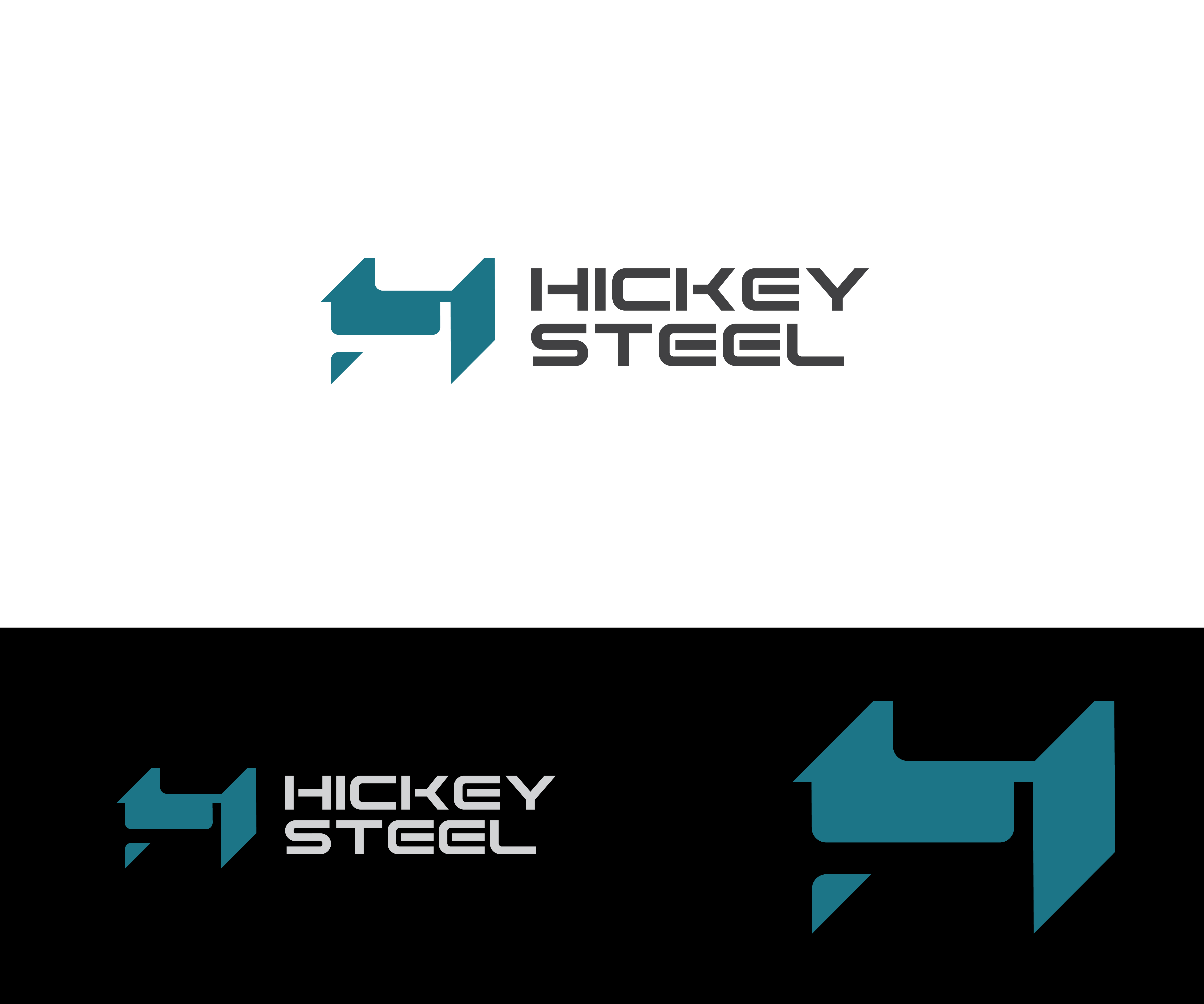 Masculine, Serious, Construction Logo Design for Hickey Steel by ...
