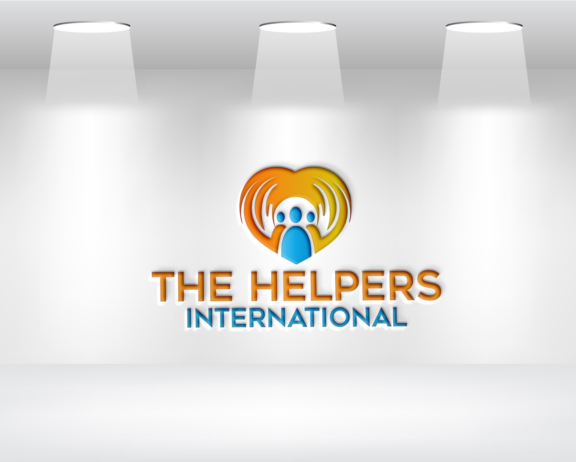Logo Design for The Helpers International by Bruse R | Design #31953323
