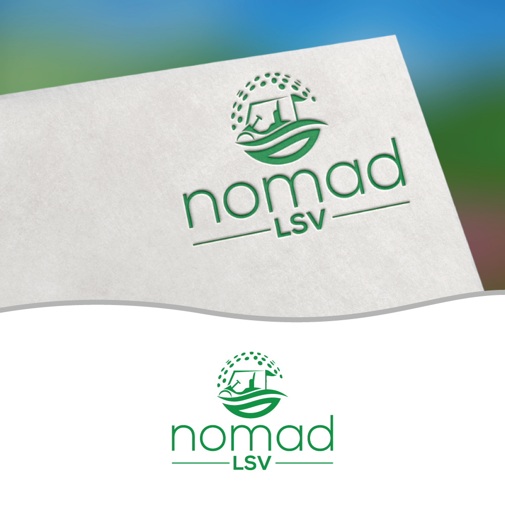 Upmarket, Serious Logo Design for nomad LSV. The "nomad" part can or ...