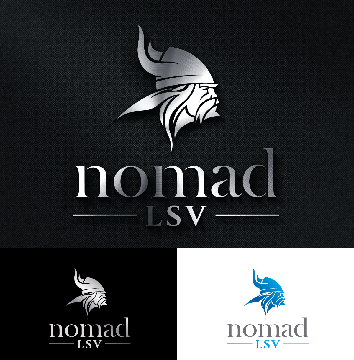 Upmarket, Serious Logo Design for nomad LSV. The "nomad" part can or ...