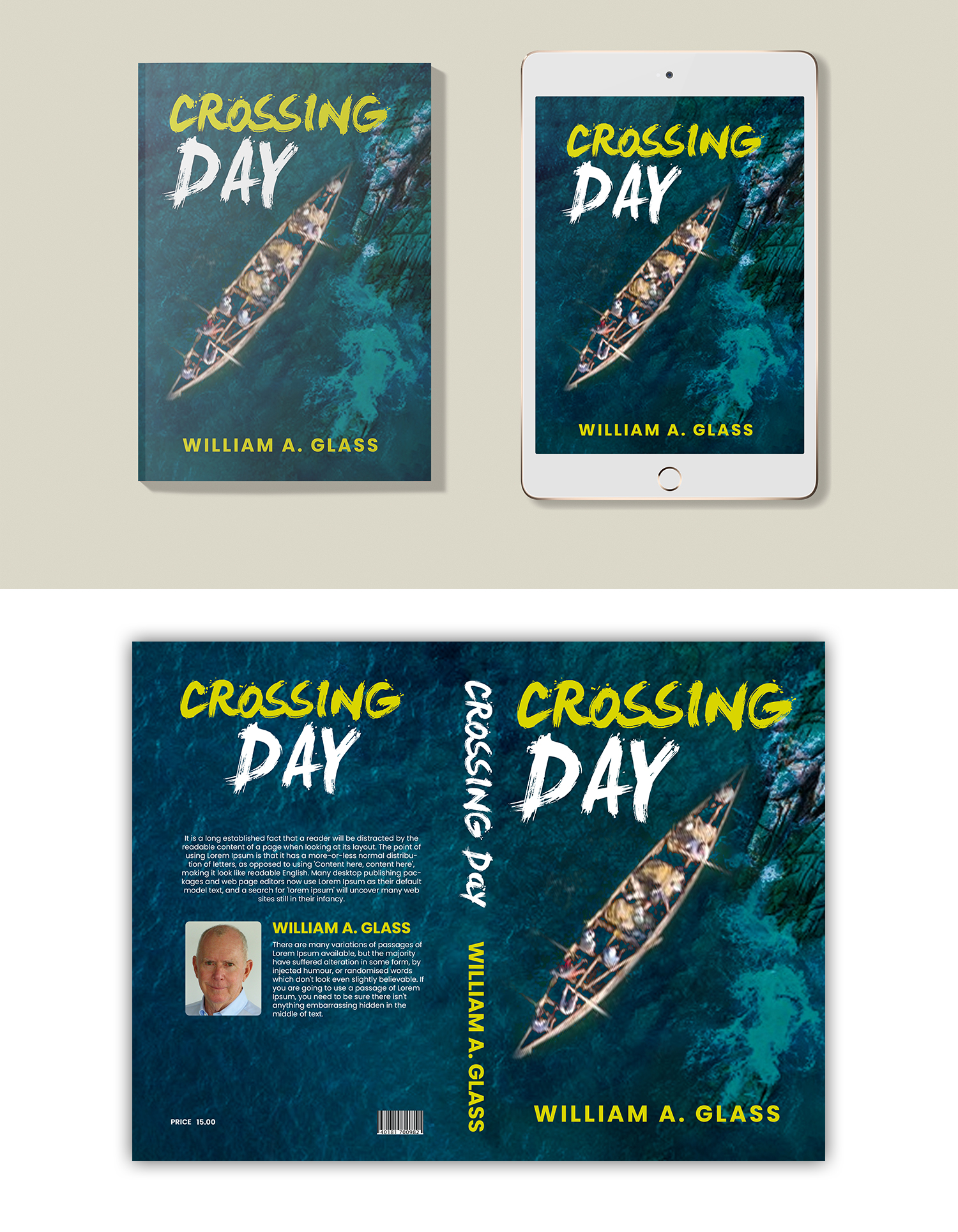 Book Cover Design for William A. Glass, Author LLC by debdesign ...