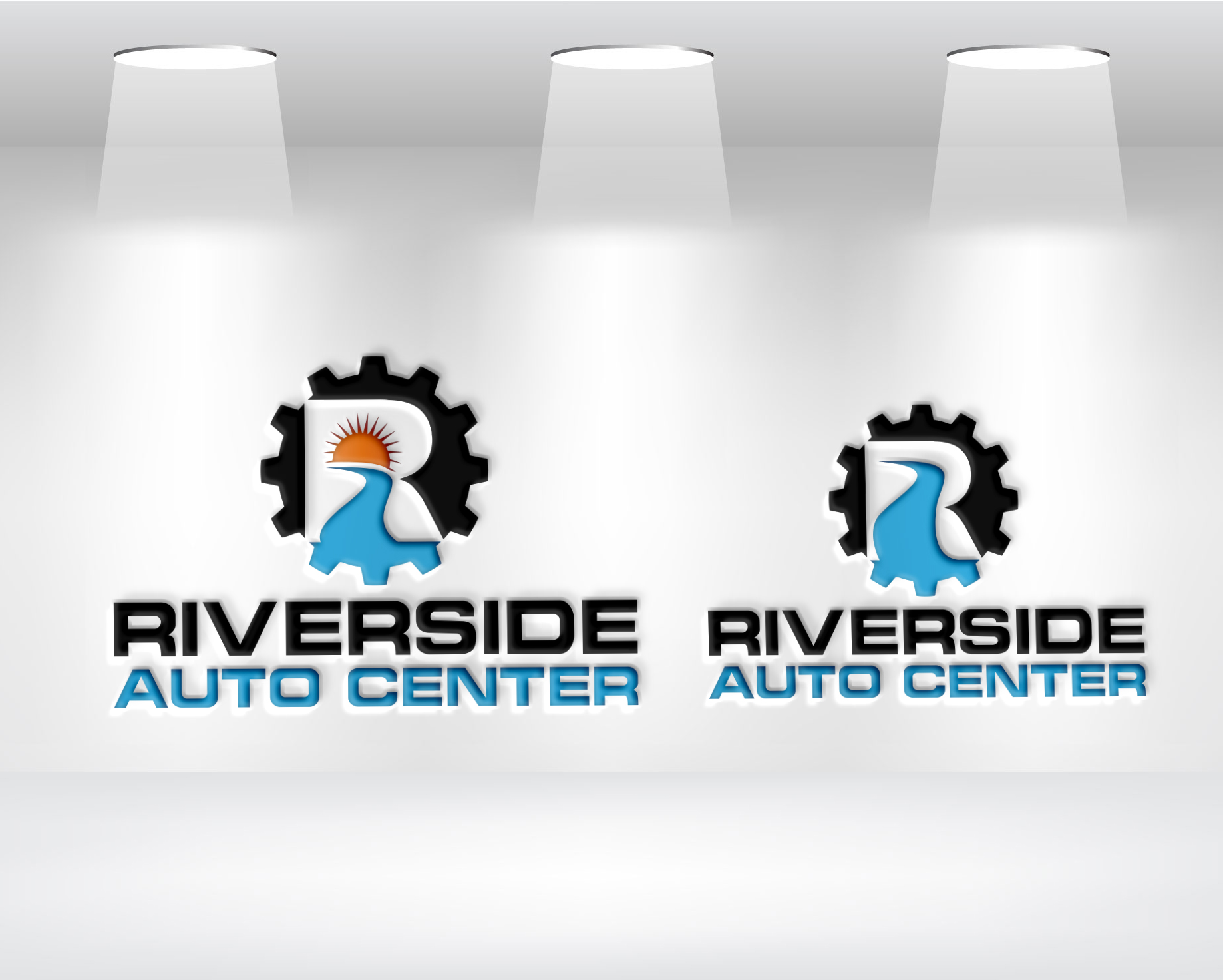 Logo Design for Riverside Auto Center by Bruse R | Design #31967460