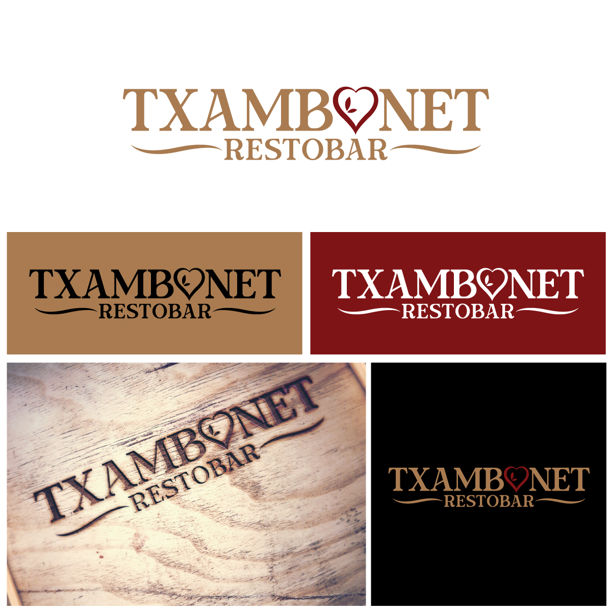 Serious, Modern, restauración Logo Design for TXAMBONET restobar by ...
