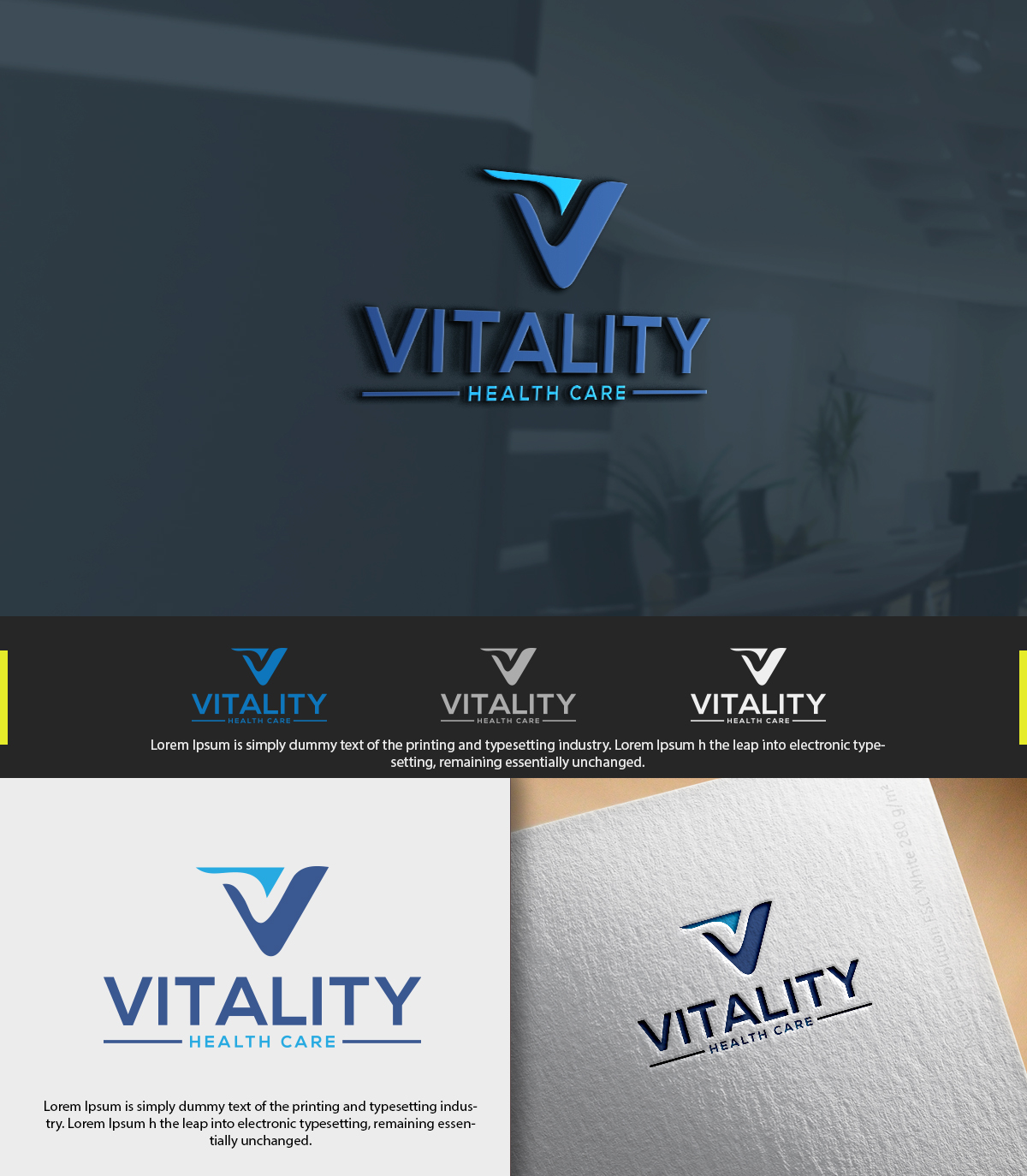 Professional, Serious, Health Care Logo Design for Vitality Health Care ...