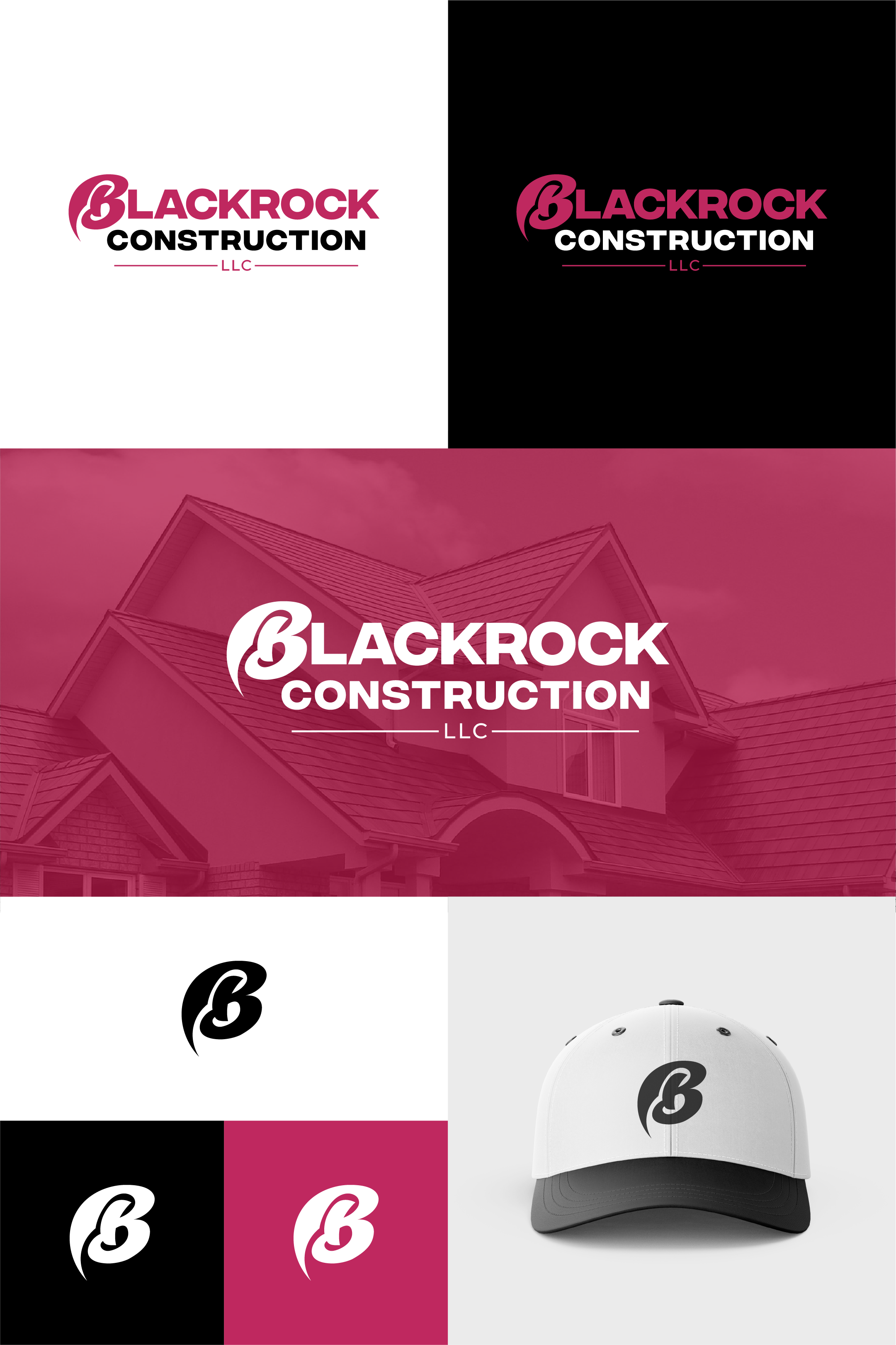 Serious, Modern, Construction- Exterior remodeling Logo Design for Blackrock Construction LLC by ...